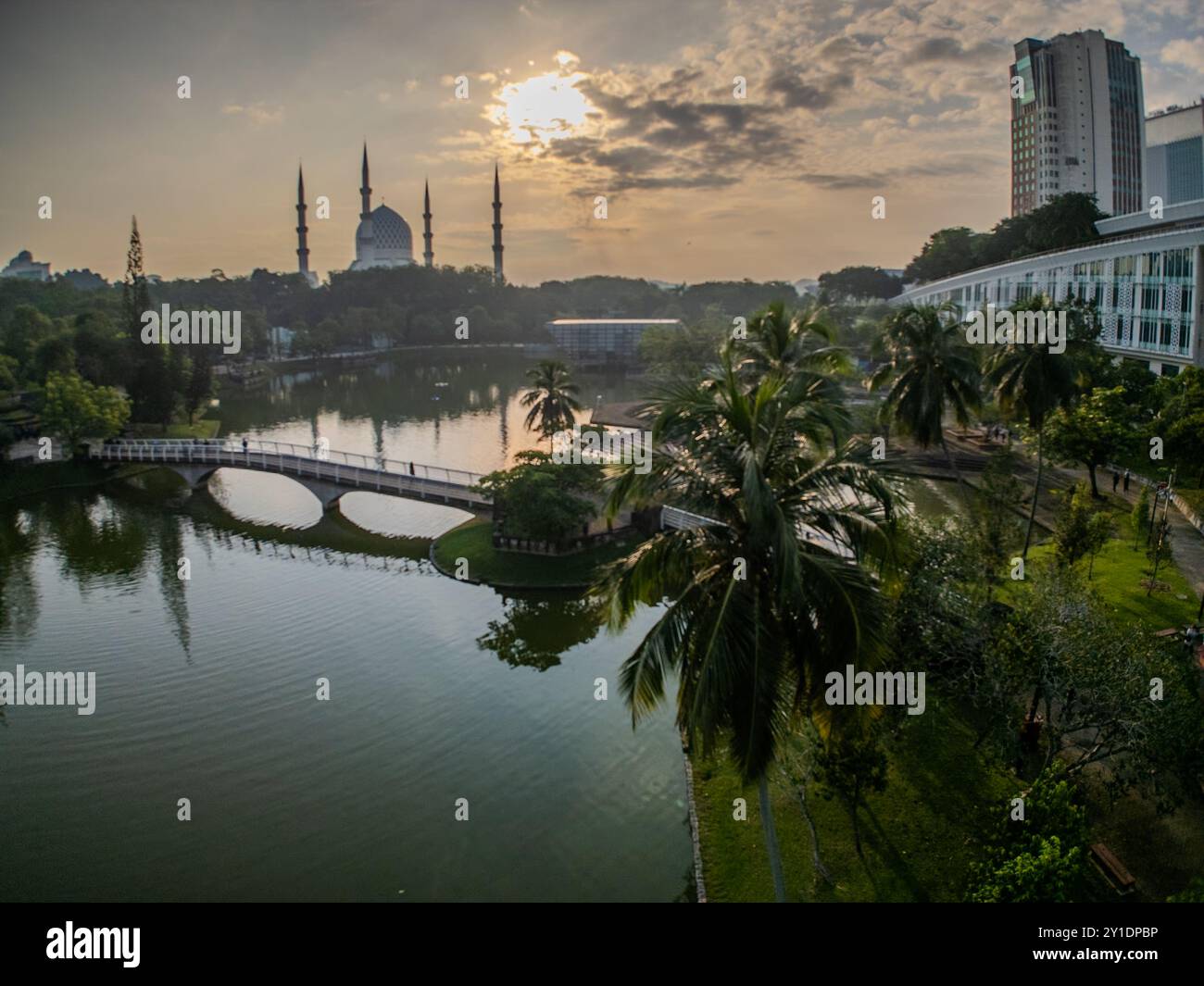 Shah Alam city centre located at Selangor one of state of Malaysia ...