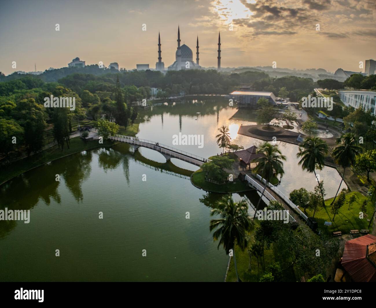 Shah Alam city centre located at Selangor one of state of Malaysia ...