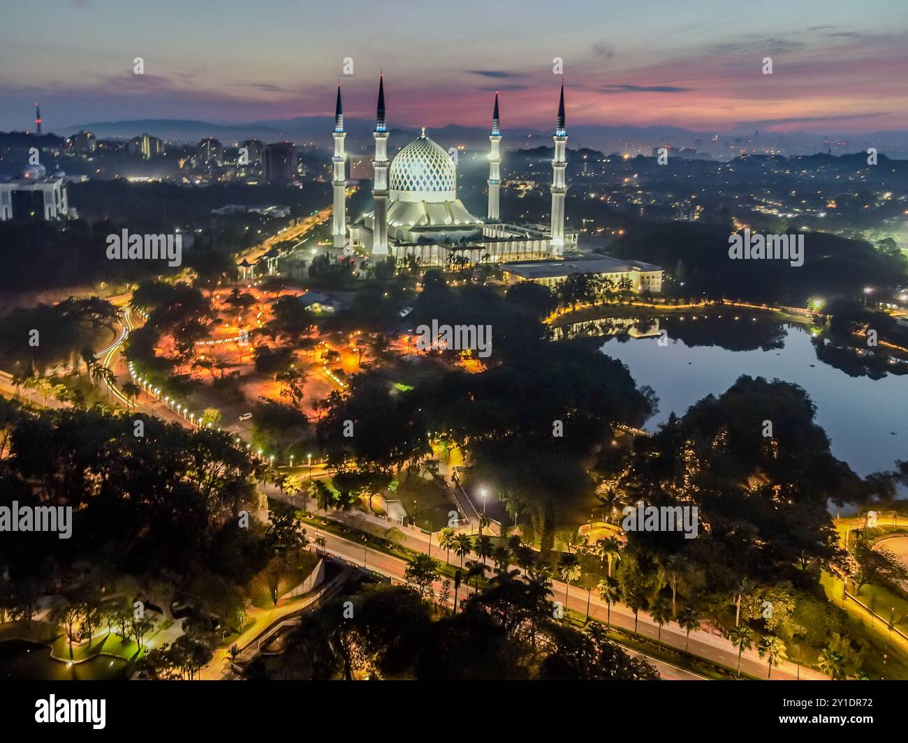 Shah Alam city centre located at Selangor one of state of Malaysia ...