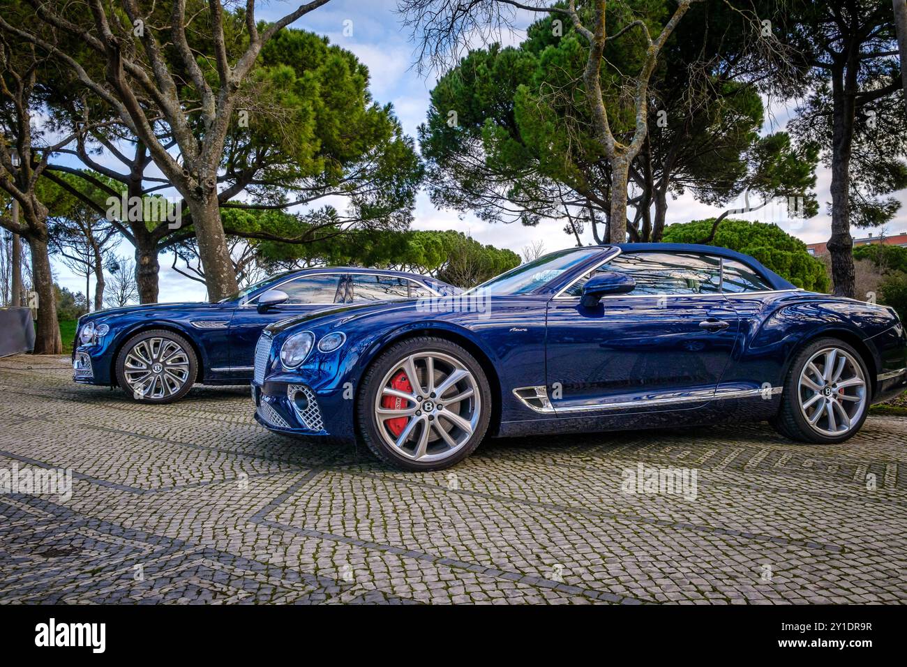 Lisbon, Portugal - Jan 20, 2024: Luxury Bentley Flying Spur Mulliner ...