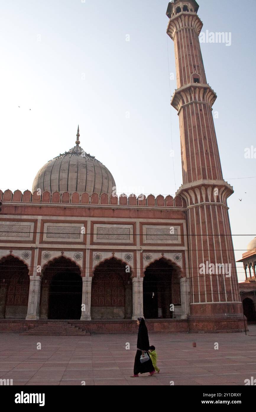 Jama Masjid - Friday Mosque, Delhi, India - Right wing of the Friday ...