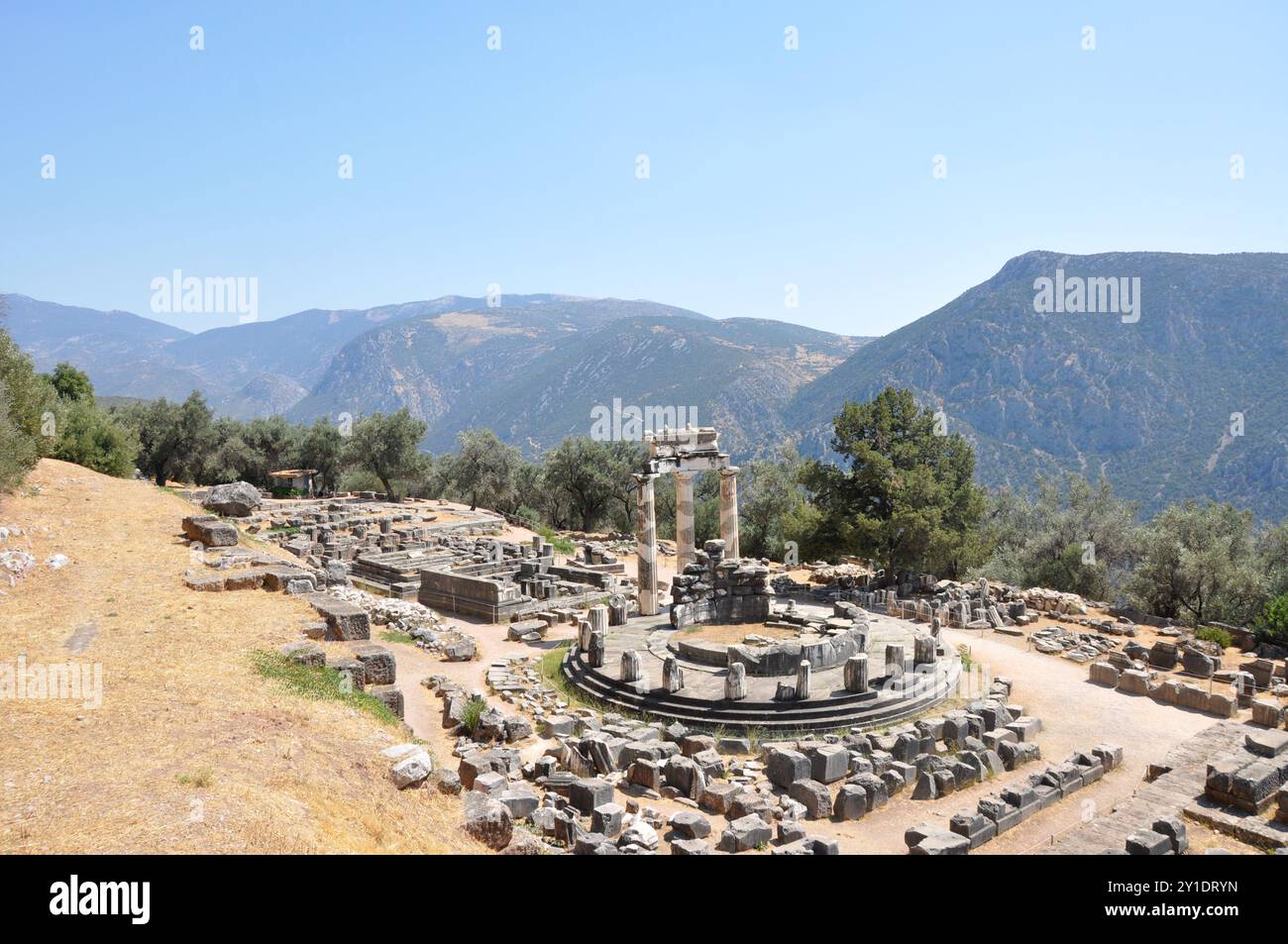 Archaeological Site of Delphi in Greece Stock Photo - Alamy