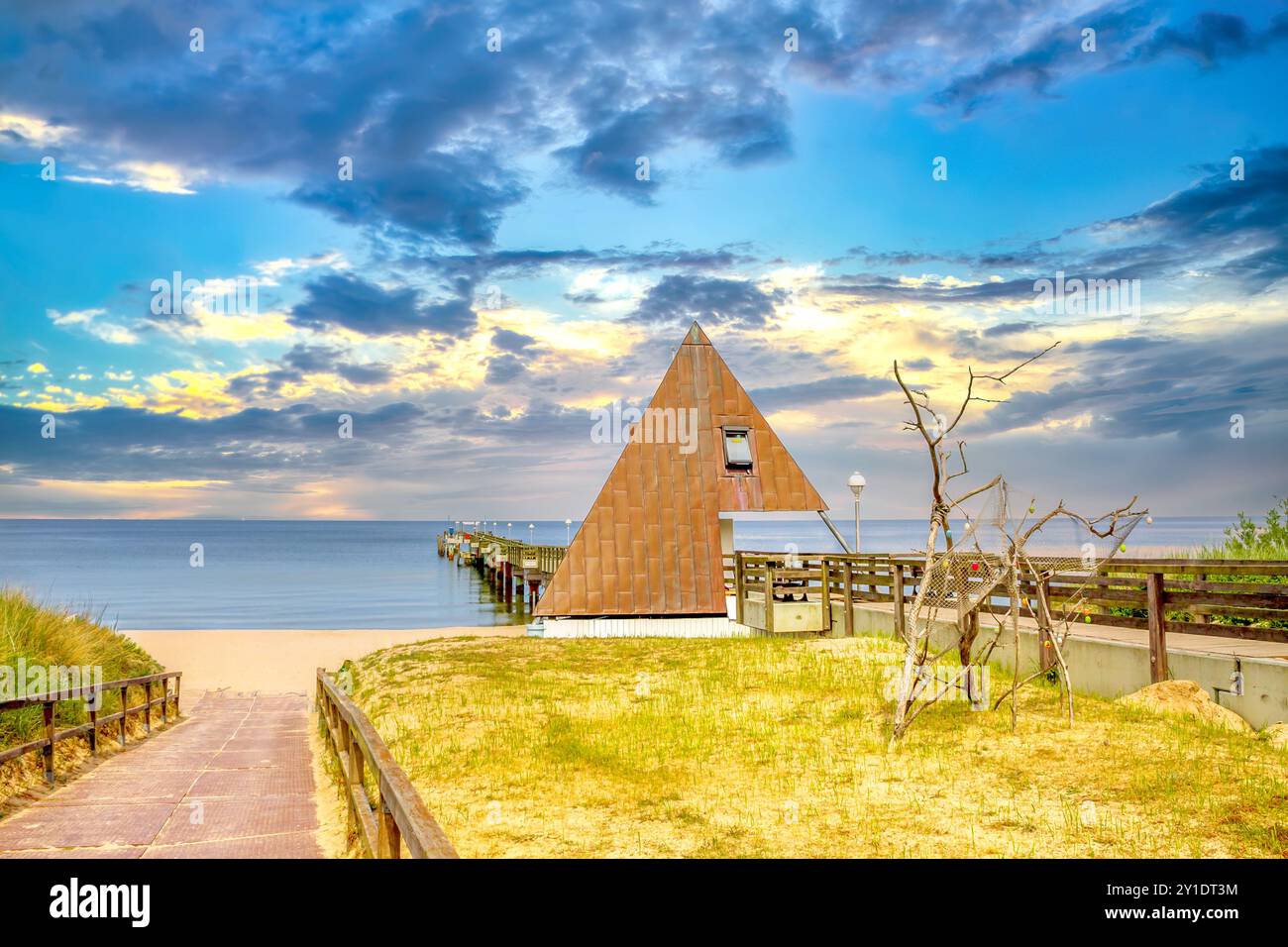 Beach, Koserow, Germany Stock Photo - Alamy