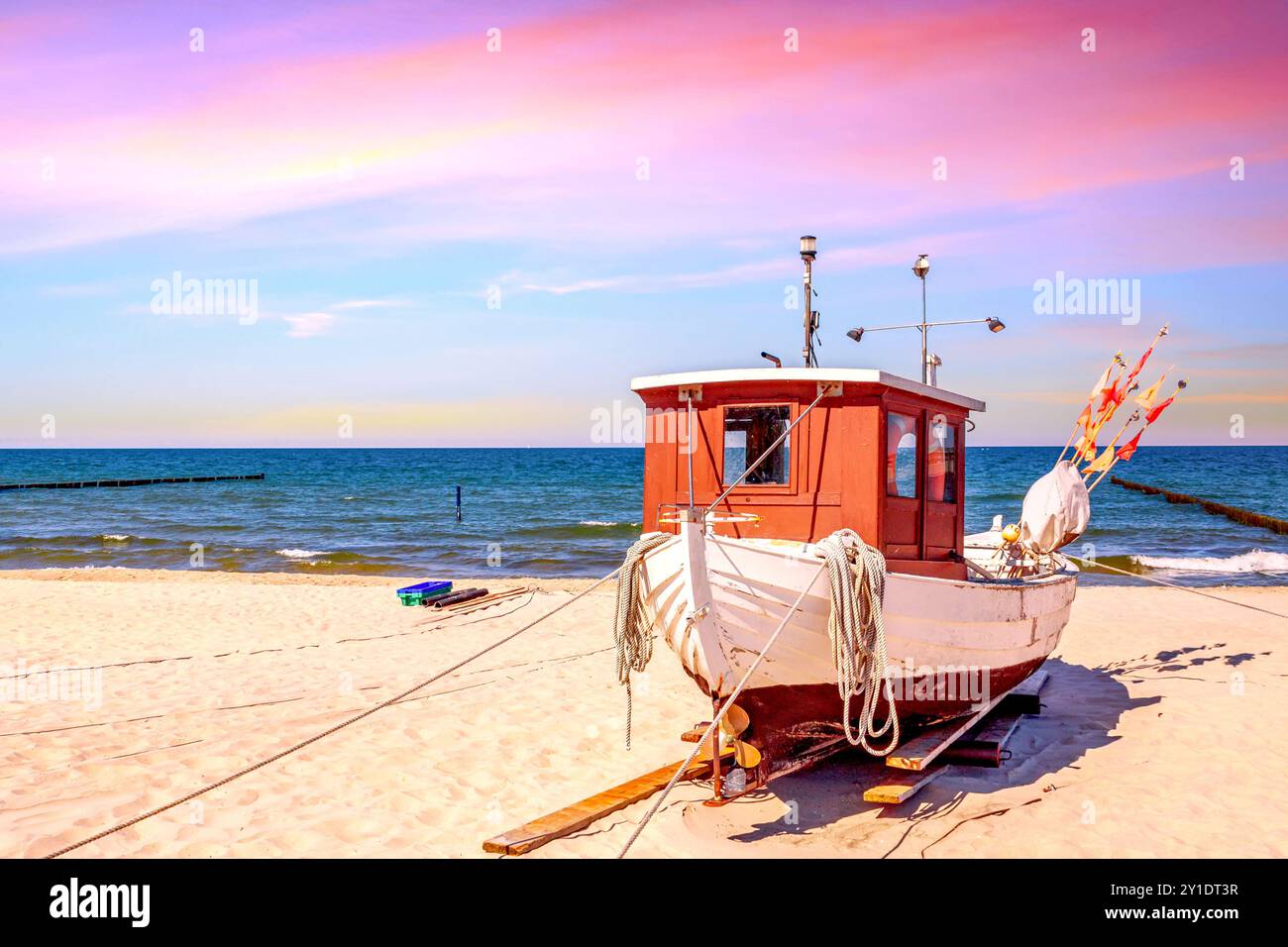Beach, Koserow, Germany Stock Photo - Alamy