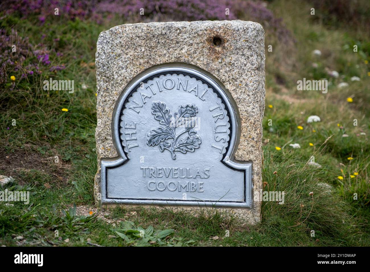 The National Trust, Trevallas Coombe, Cornwall, England, UK Stock Photo ...