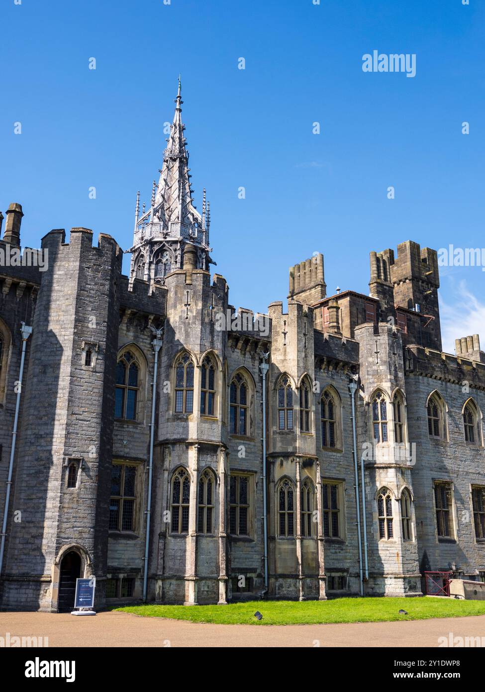 Cardiff Castle Museum, Cardiff Castle, Cardiff, Wales, UK Stock Photo ...