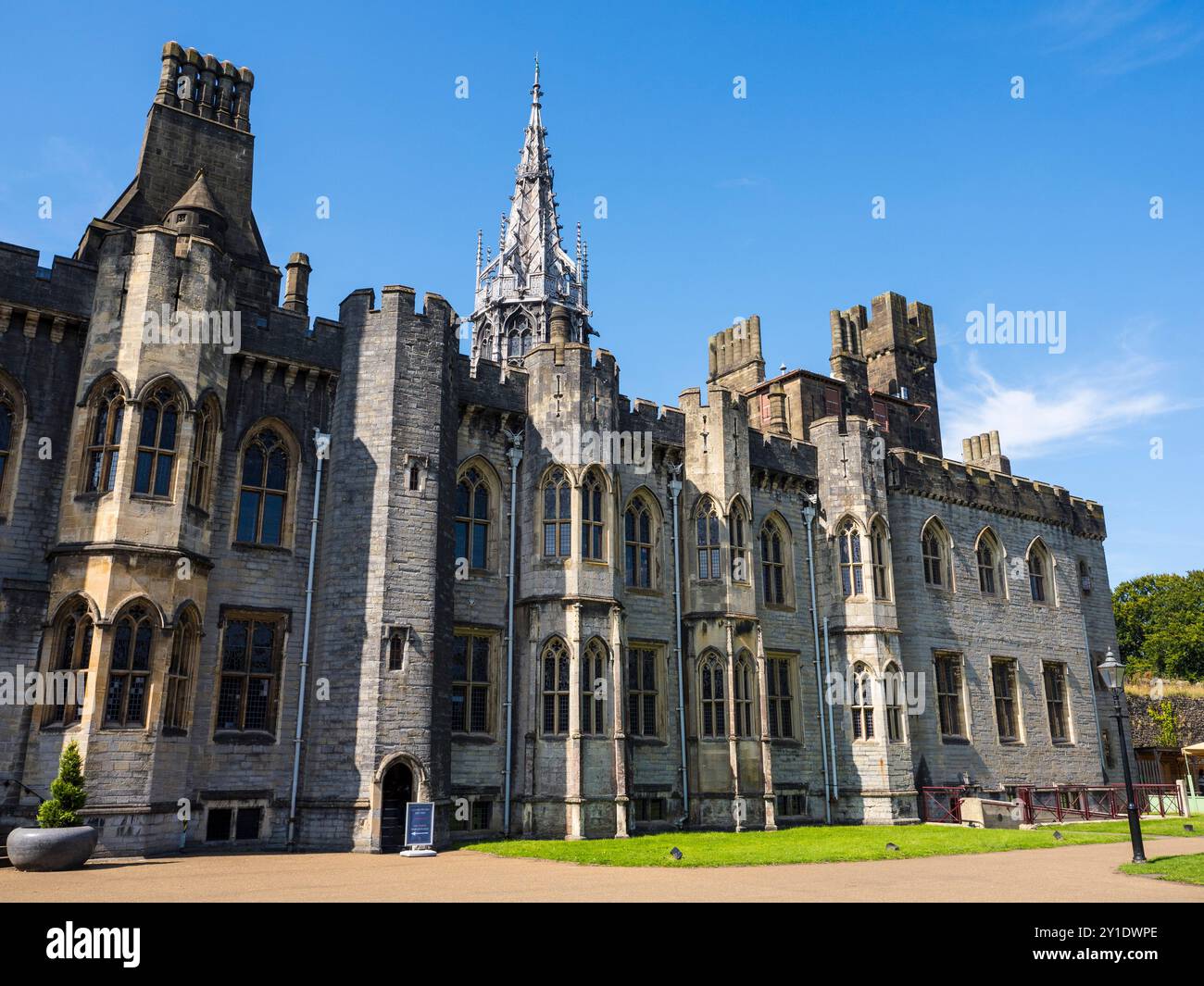 Cardiff Castle Museum, Cardiff Castle, Cardiff, Wales, UK Stock Photo ...