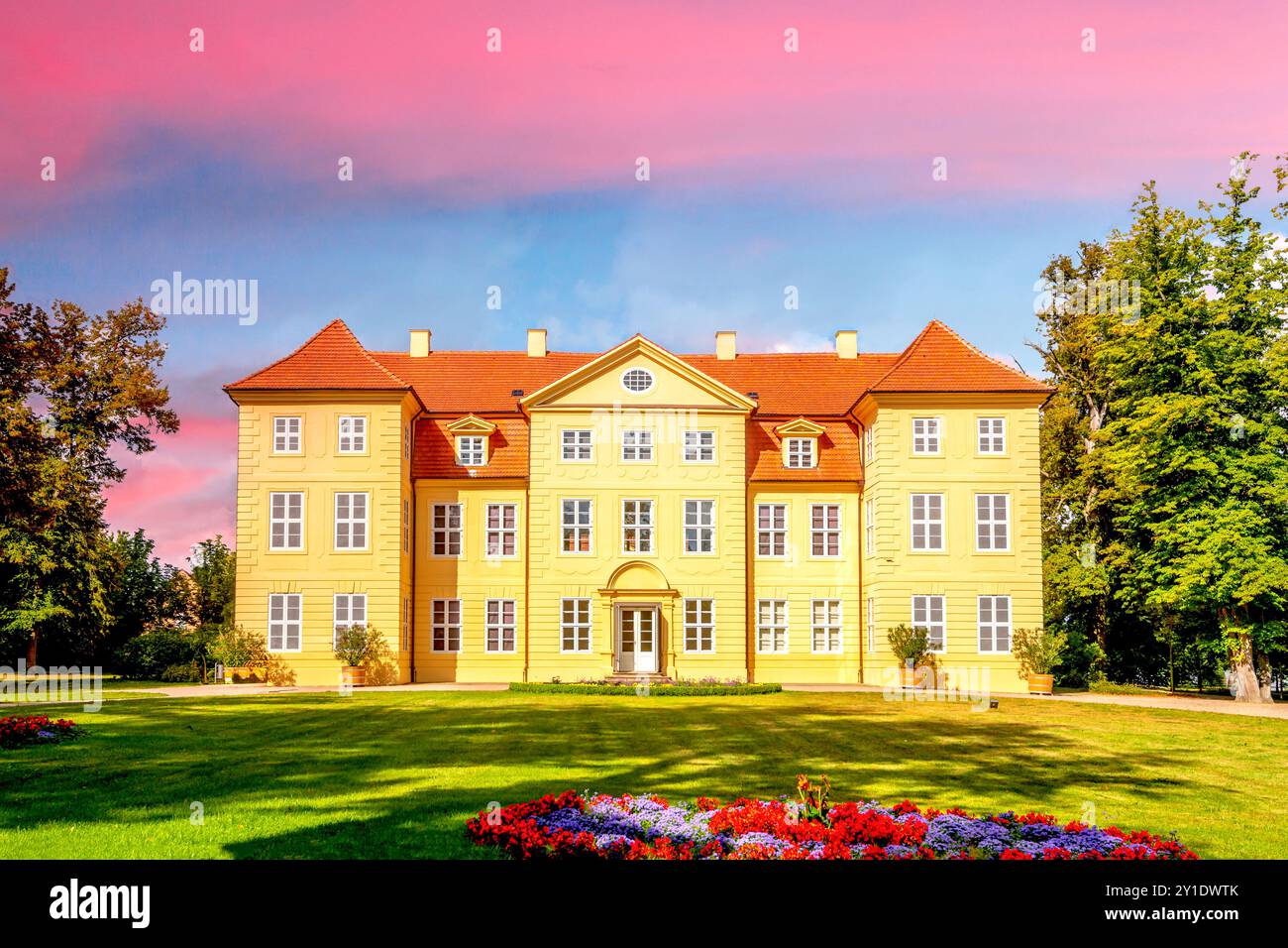 Castle of Mirow, Germany Stock Photo - Alamy