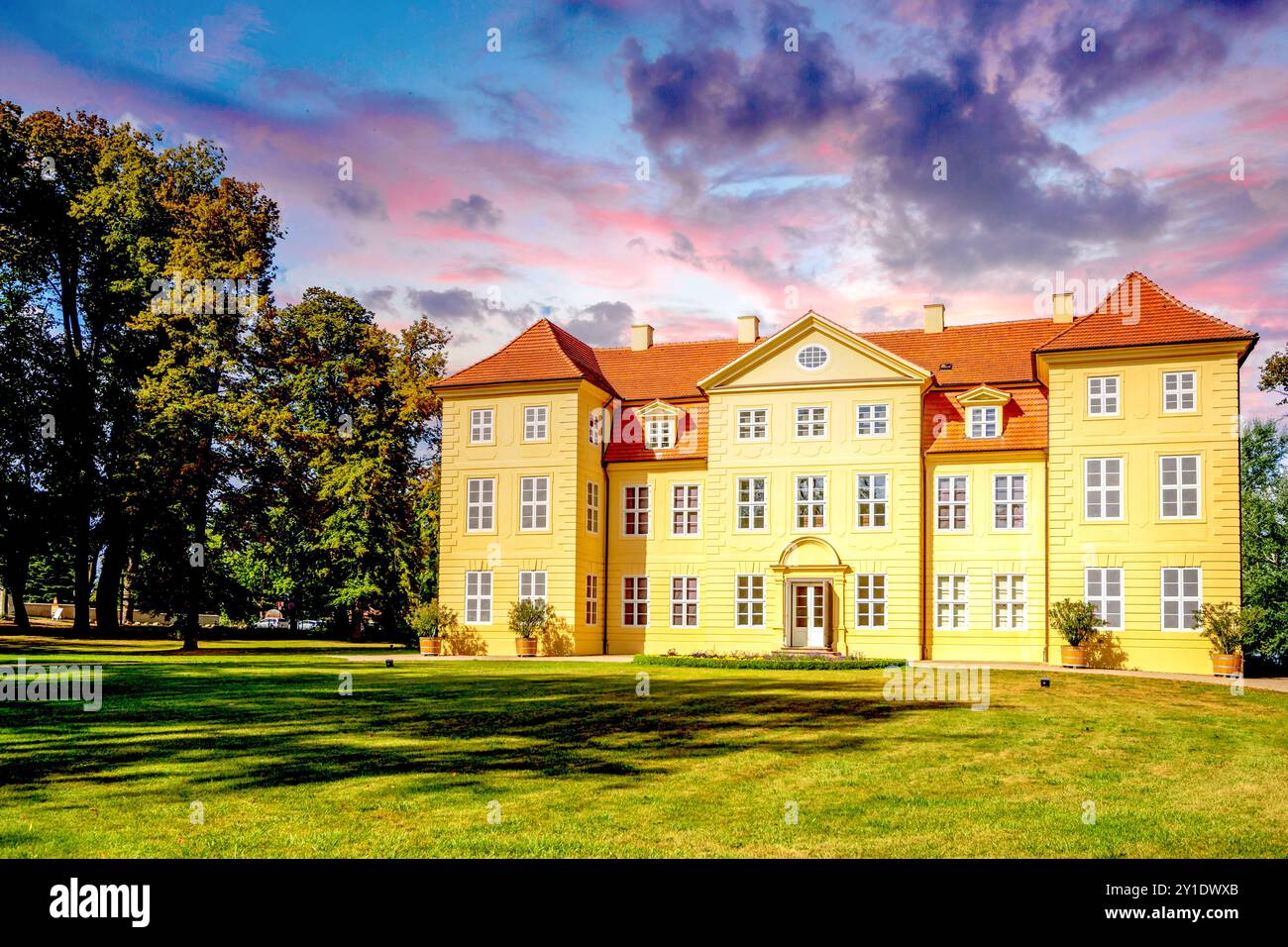 Castle of Mirow, Germany Stock Photo - Alamy
