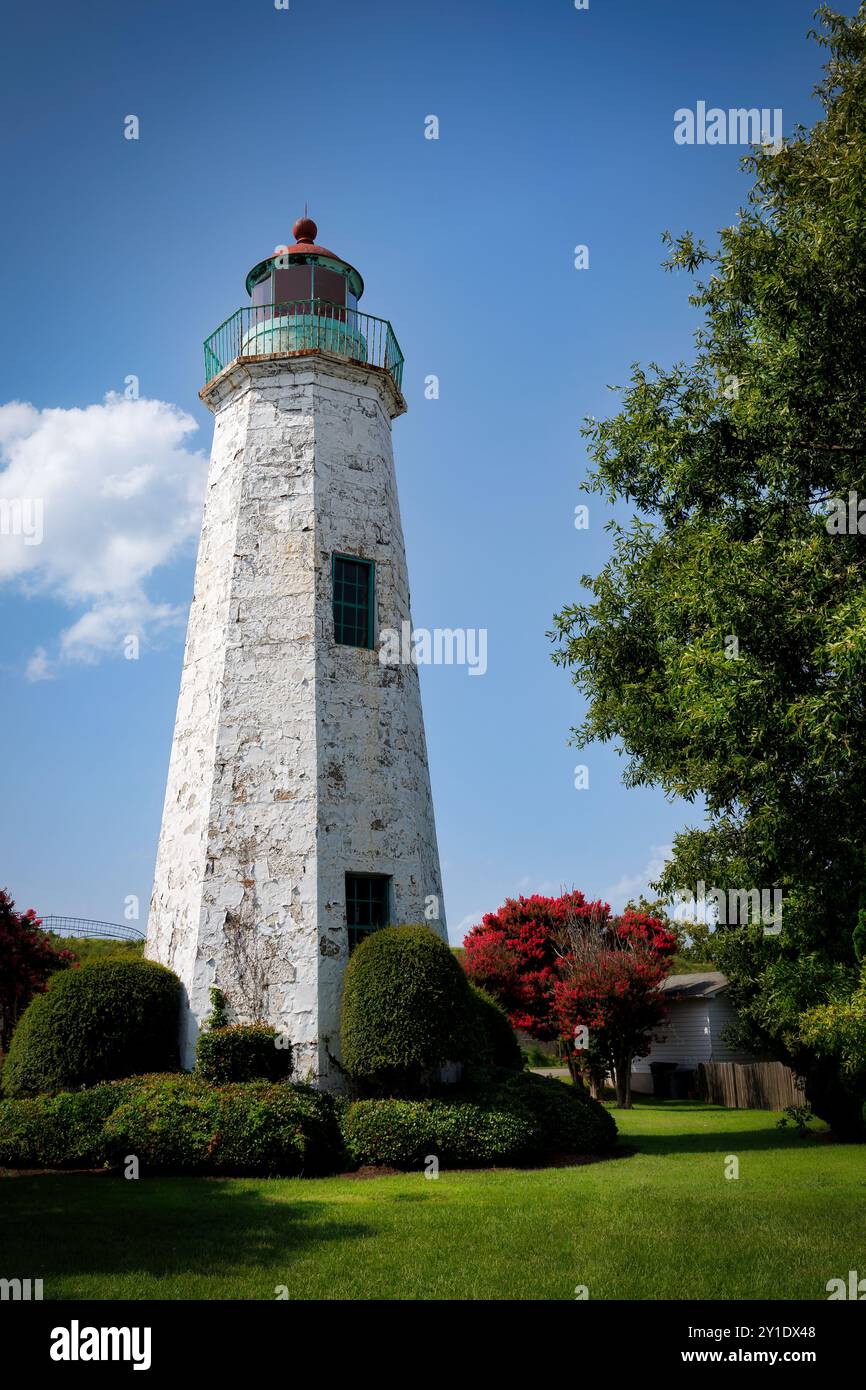 The Old Point Comfort Light, built in 1802, at Fort Monroe National ...