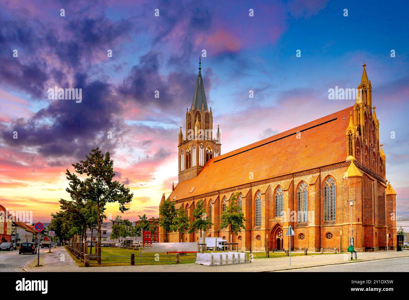 Old city of Neubrandenburg, GErmany Stock Photo - Alamy