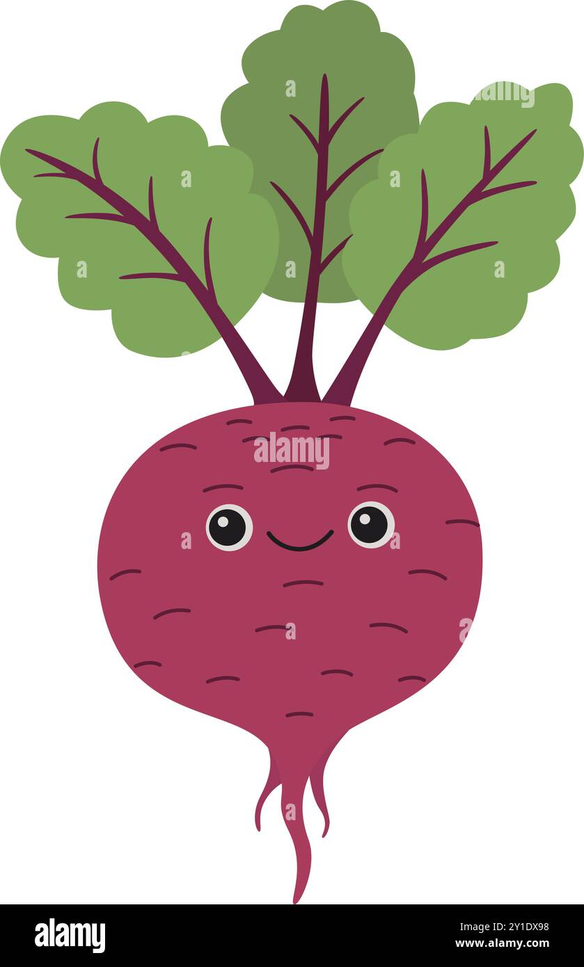 Cute beet with smiling face Stock Vector Image & Art - Alamy