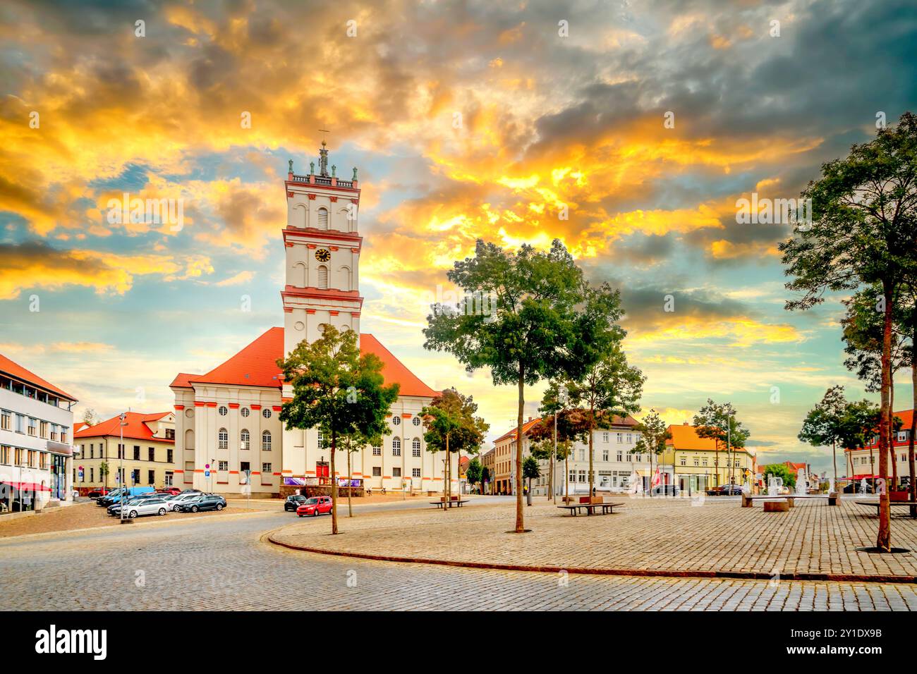 Old city of Neustrelitz, Germany Stock Photo - Alamy