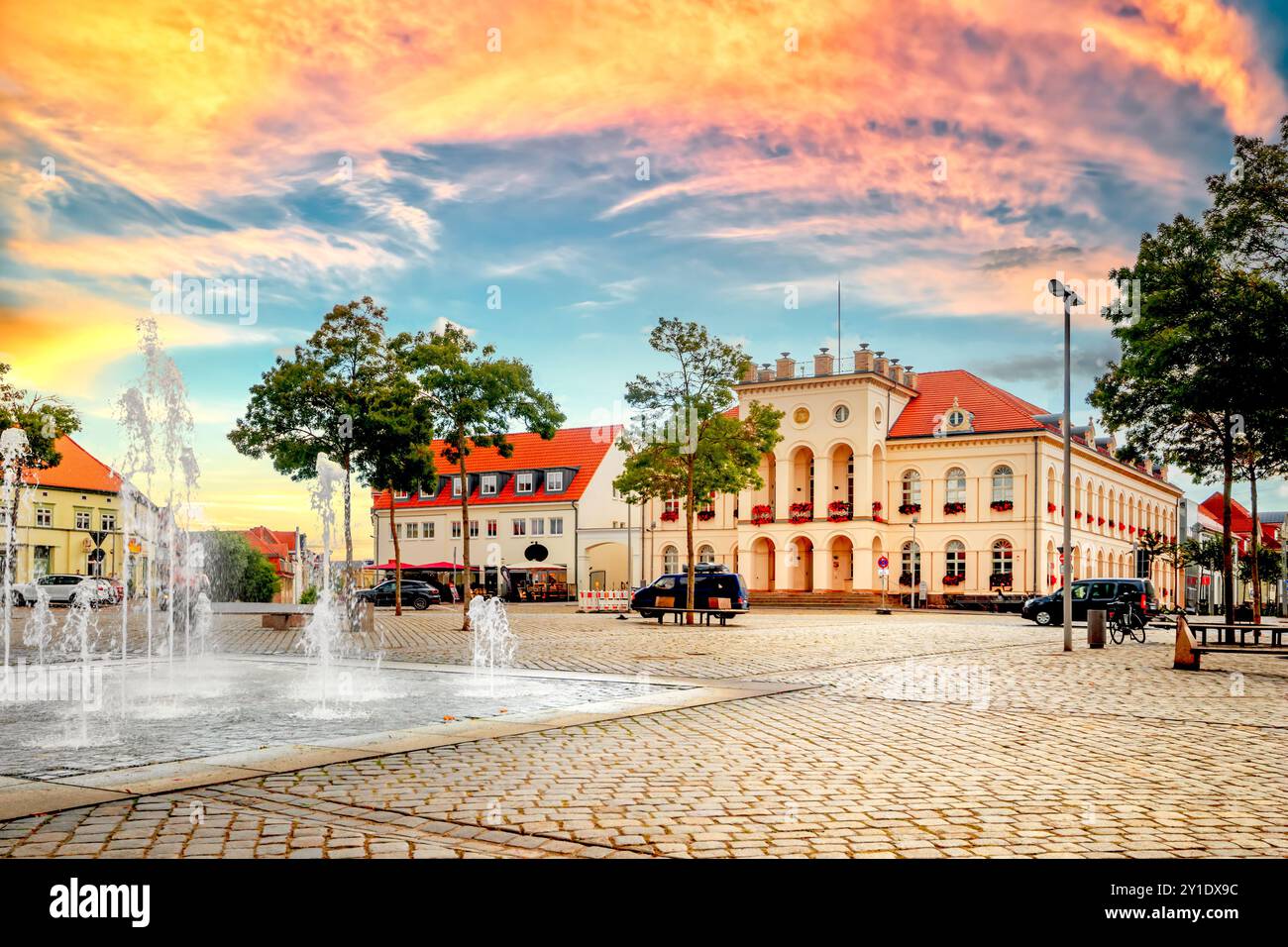 Old city of Neustrelitz, Germany Stock Photo - Alamy