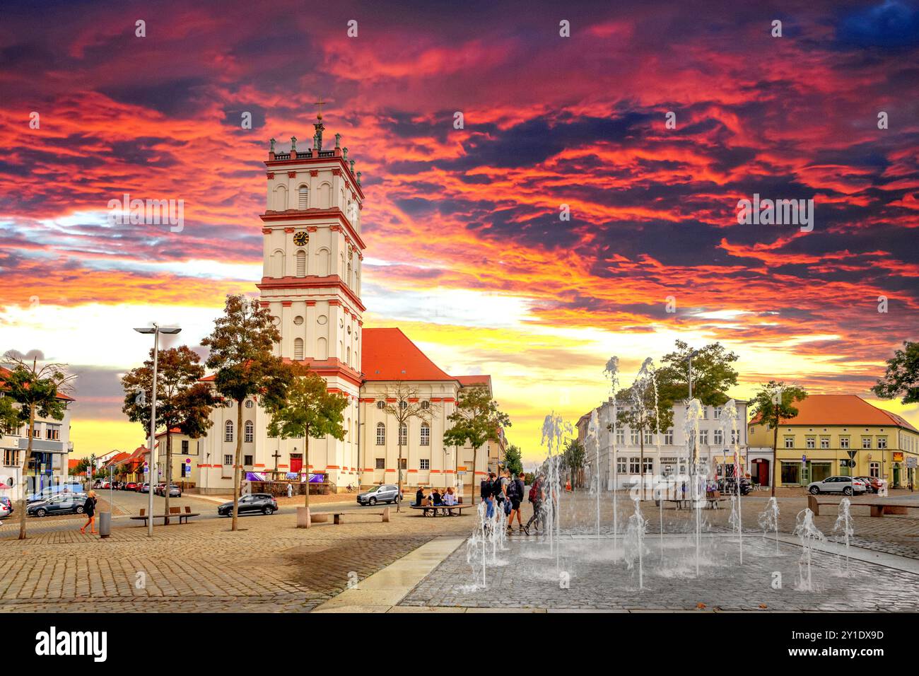 Old city of Neustrelitz, Germany Stock Photo - Alamy