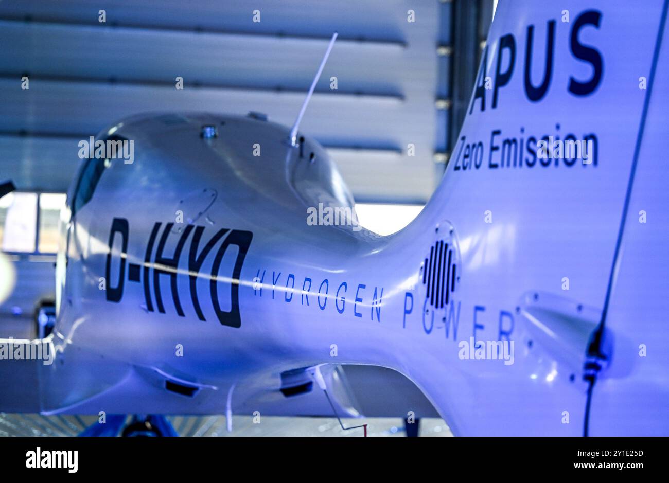 06 September 2024, Brandenburg, Strausberg: The Apus i-2 hydrogen ...