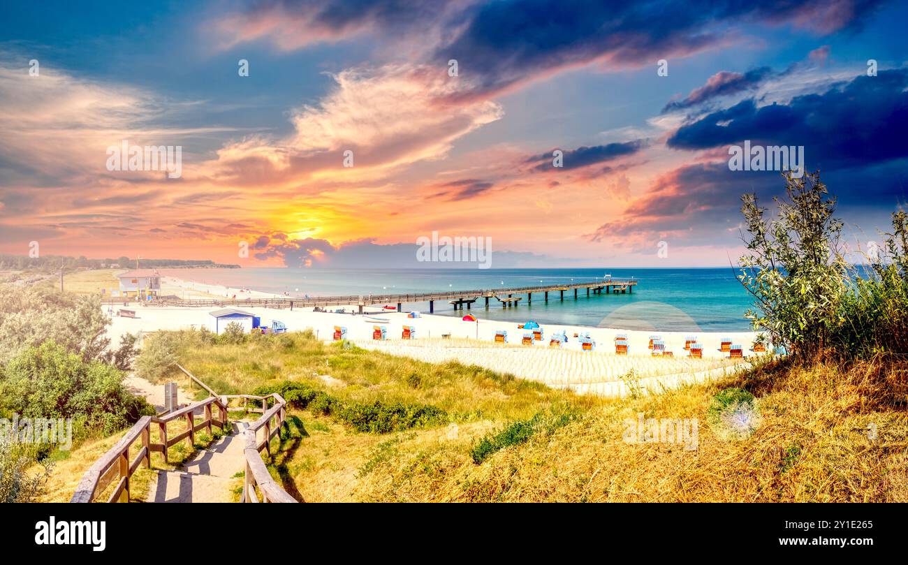 Beach of Rerik, Germany Stock Photo - Alamy