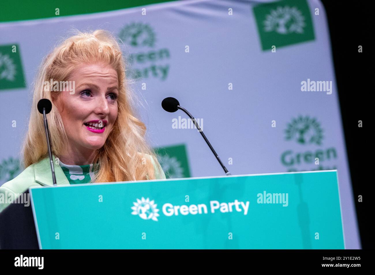 Manchester, UK. 06th Sep, 2024. Councillor Hannah Ramsay. Co leaders ...