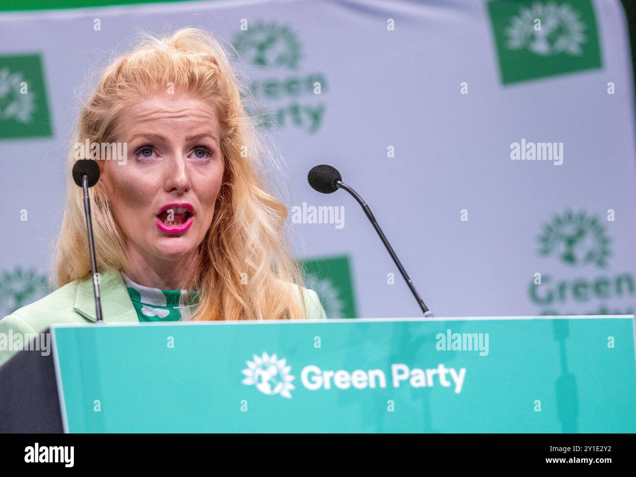 Manchester, UK. 06th Sep, 2024. Councillor Hannah Ramsay. Co leaders ...