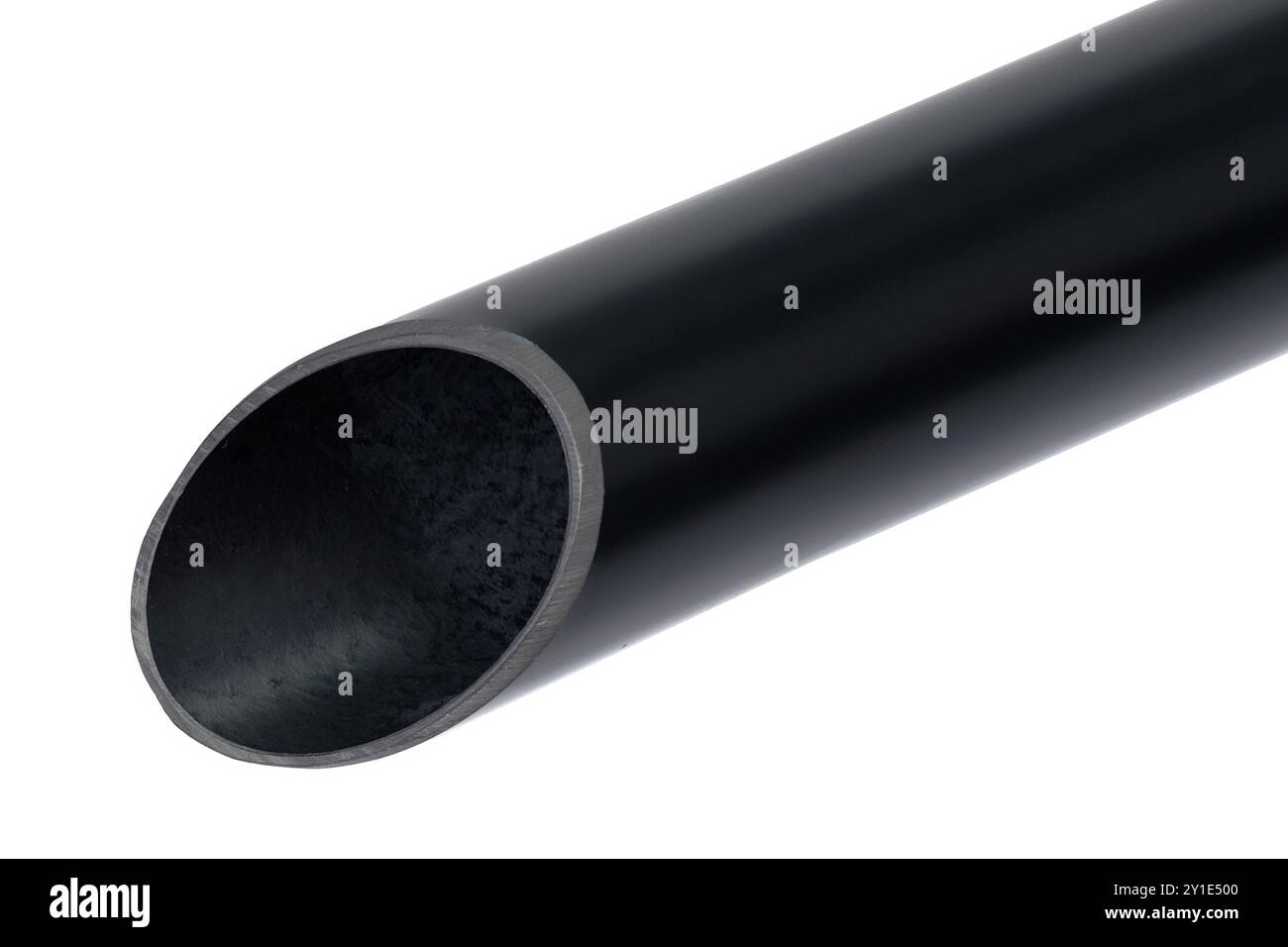 Cross-Section of a Black Pipe Stock Photo - Alamy