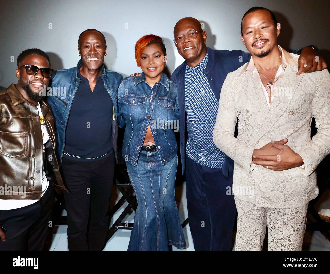 New York, NY, USA. 5th Sep, 2024. Kevin Hart, Don Cheadle, Taraji P ...