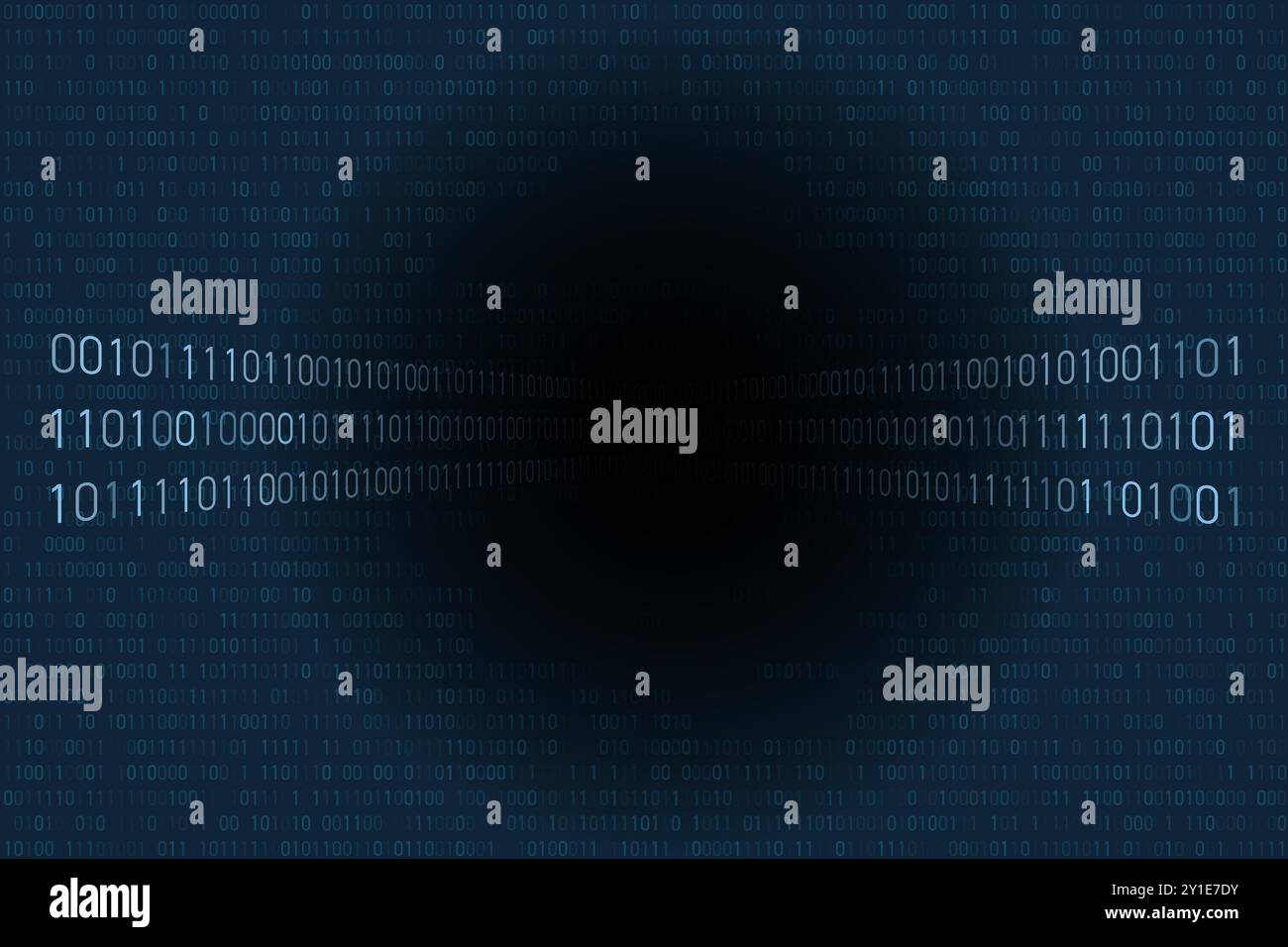Information flow vulnerability. Binary code and black hole inside Stock Vector Image & Art - Alamy