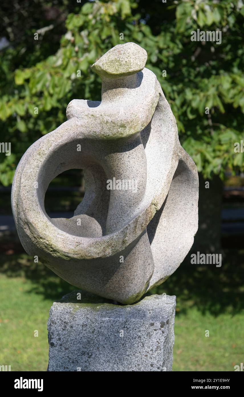 Art on display on the grounds of the Cape Cod Museum of Art in Dennis ...