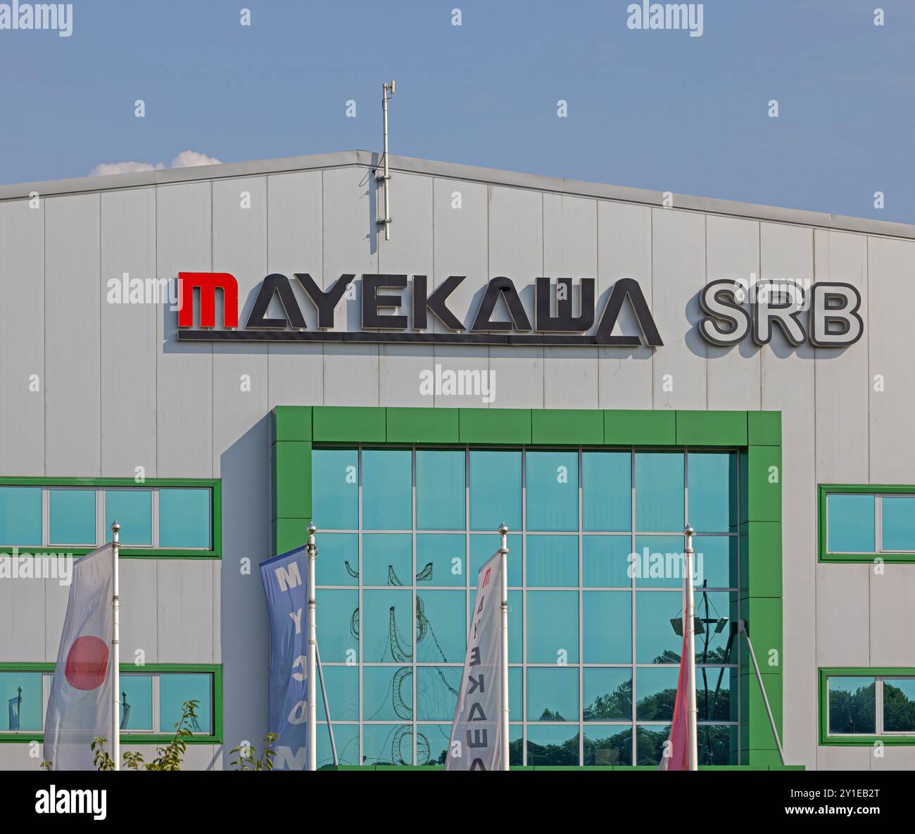 Smederevo, Serbia - July 17, 2024: Japanese Company Mayekawa Corporate ...