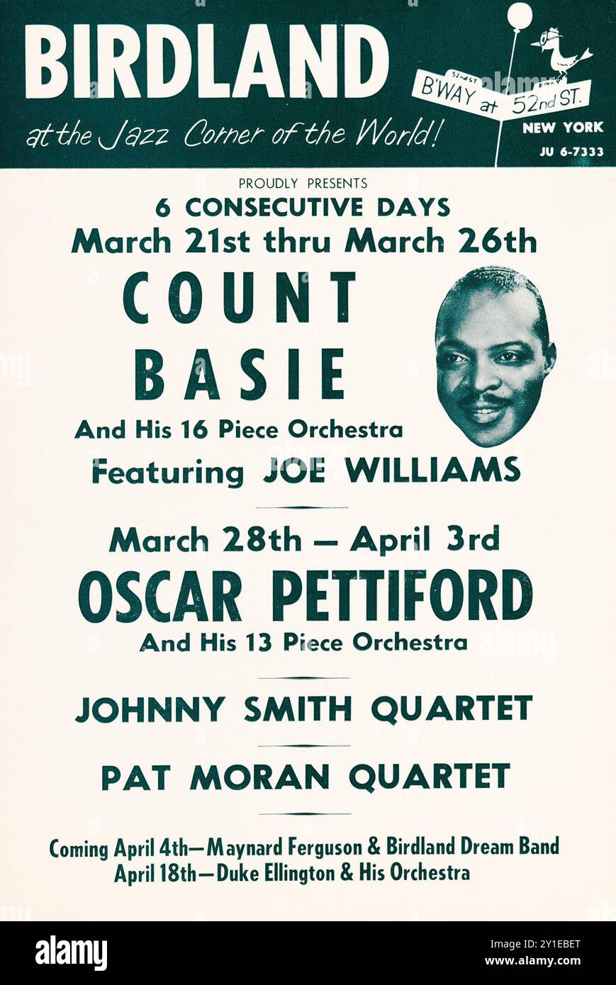 Count Basie with Joe Williams - Vintage Birdland, New York City Concert ...
