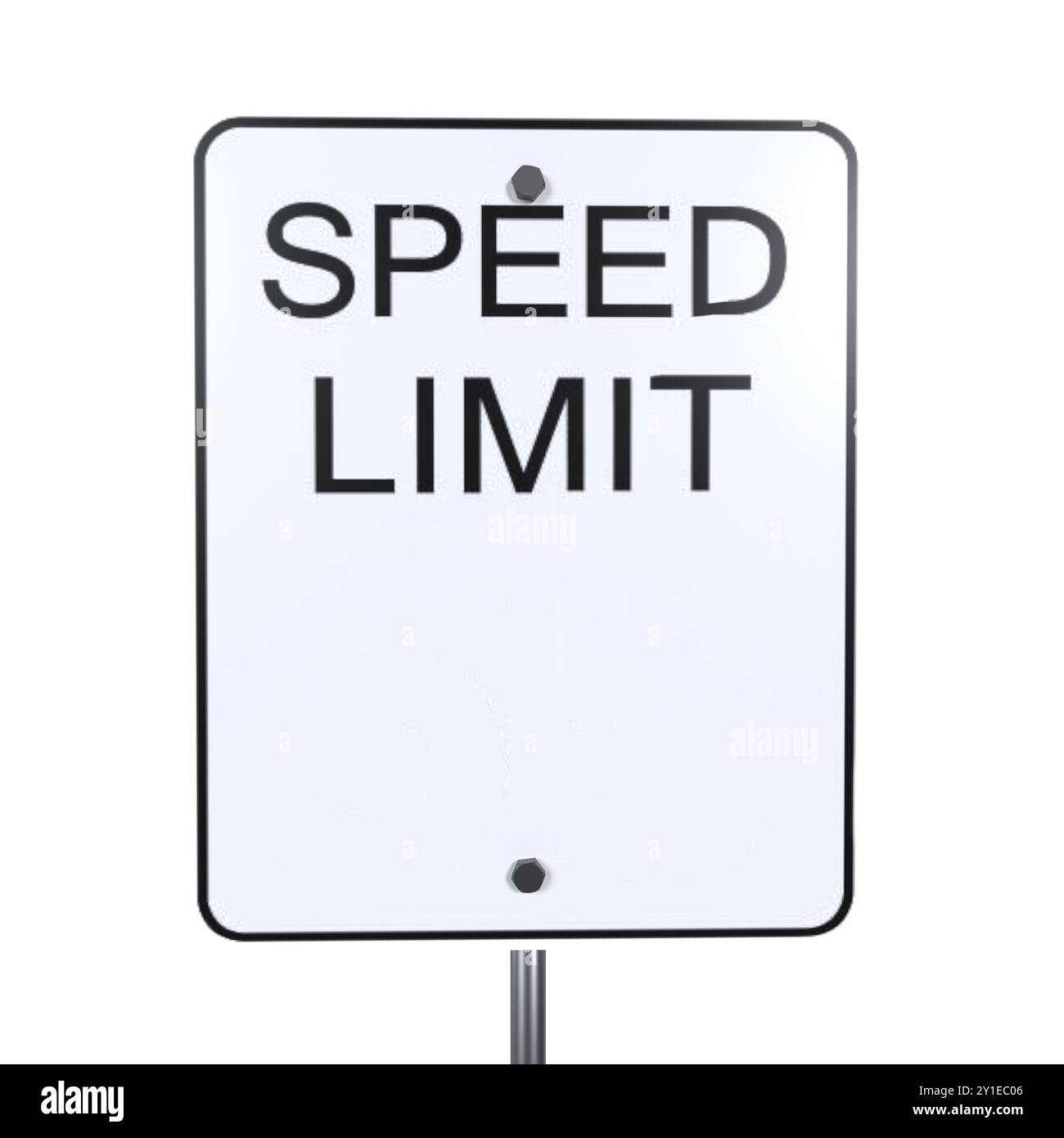 A clear speed limit sign designed to ensure safe driving on roads Stock ...