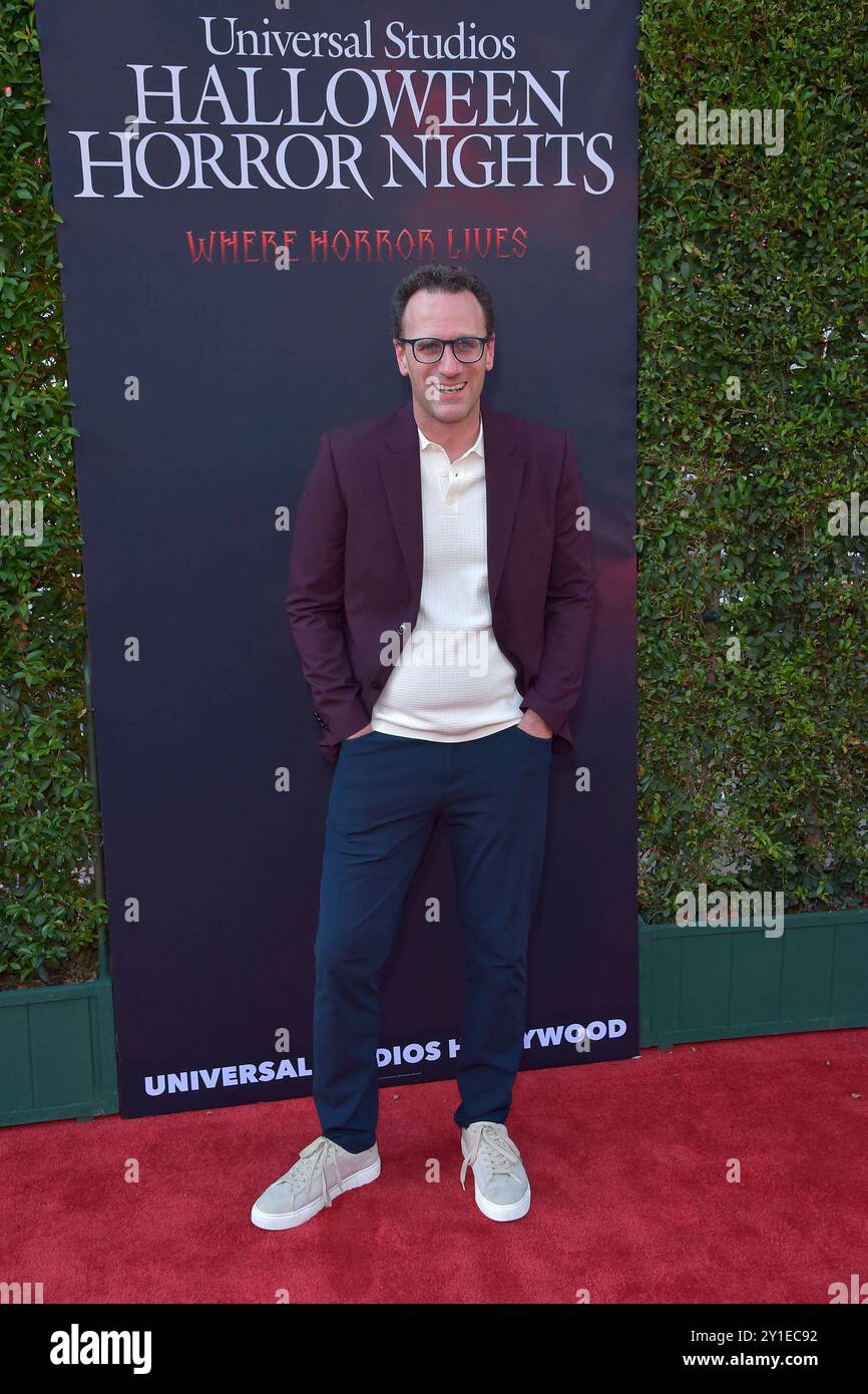 Stephen Siercks bei der Eröffnung der Halloween Horror Nights in den ...