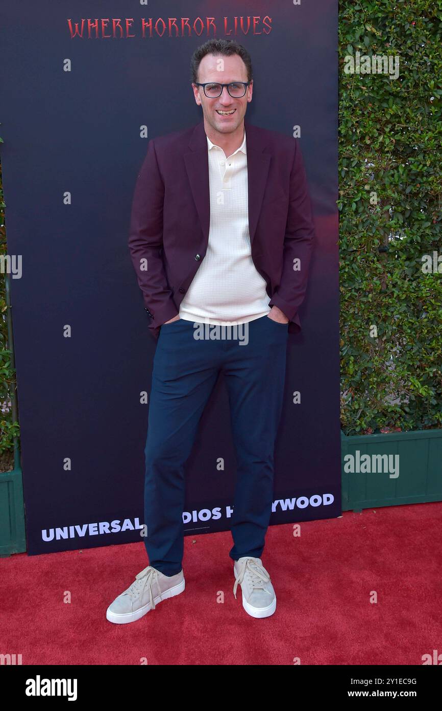 Stephen Siercks bei der Eröffnung der Halloween Horror Nights in den ...