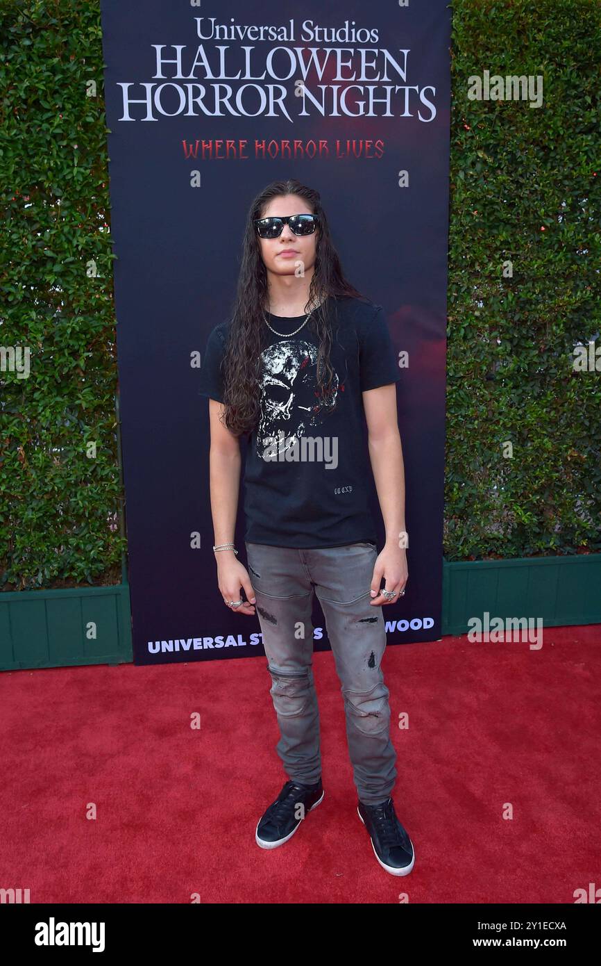 Miguel Mora bei der Eröffnung der Halloween Horror Nights in den ...