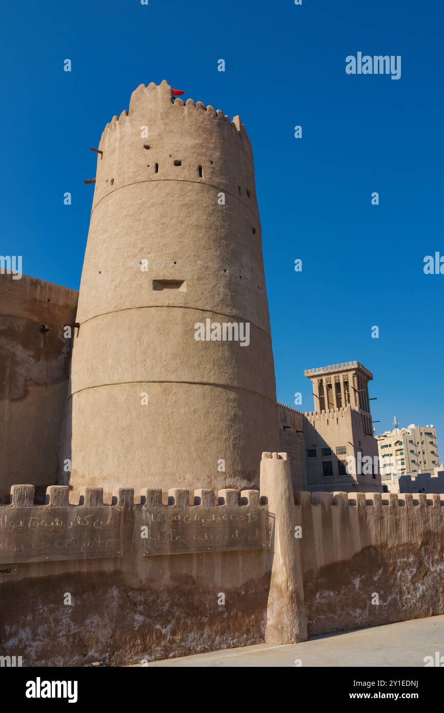 Ajman Fort and Ajman Museum in Ajman, United Arab Emirates Stock Photo ...
