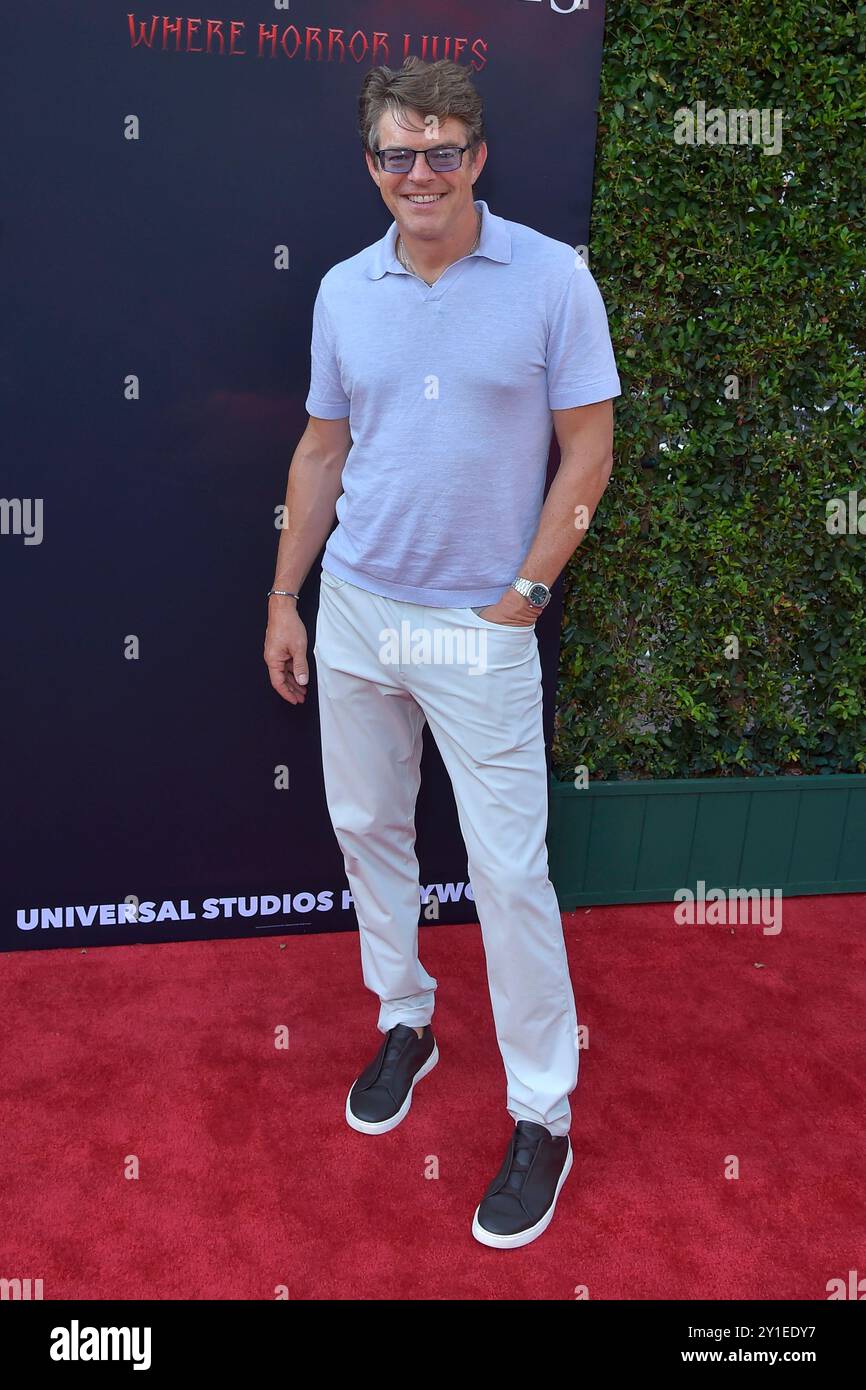 Jason Blum bei der Eröffnung der Halloween Horror Nights in den ...