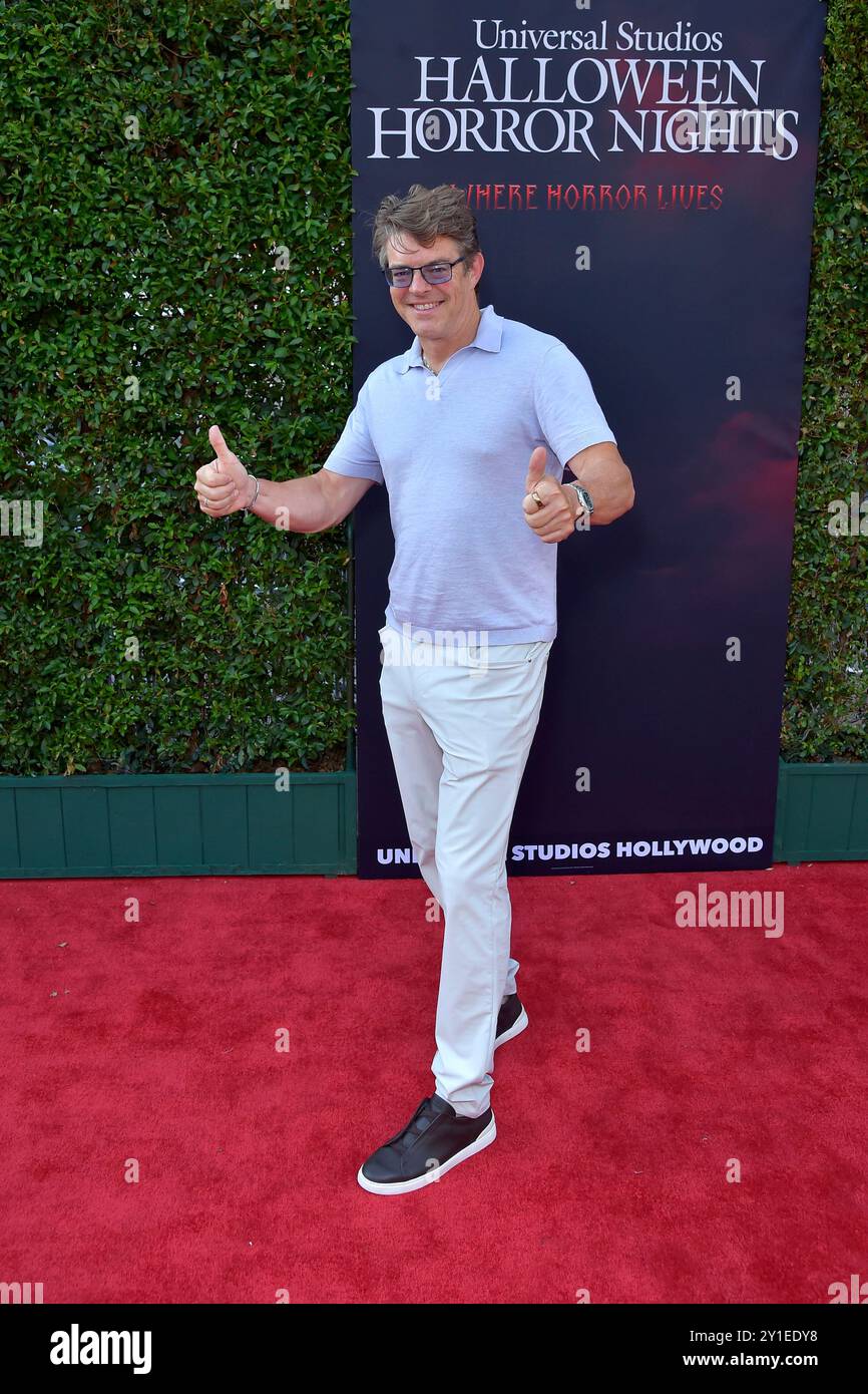 Jason Blum bei der Eröffnung der Halloween Horror Nights in den ...