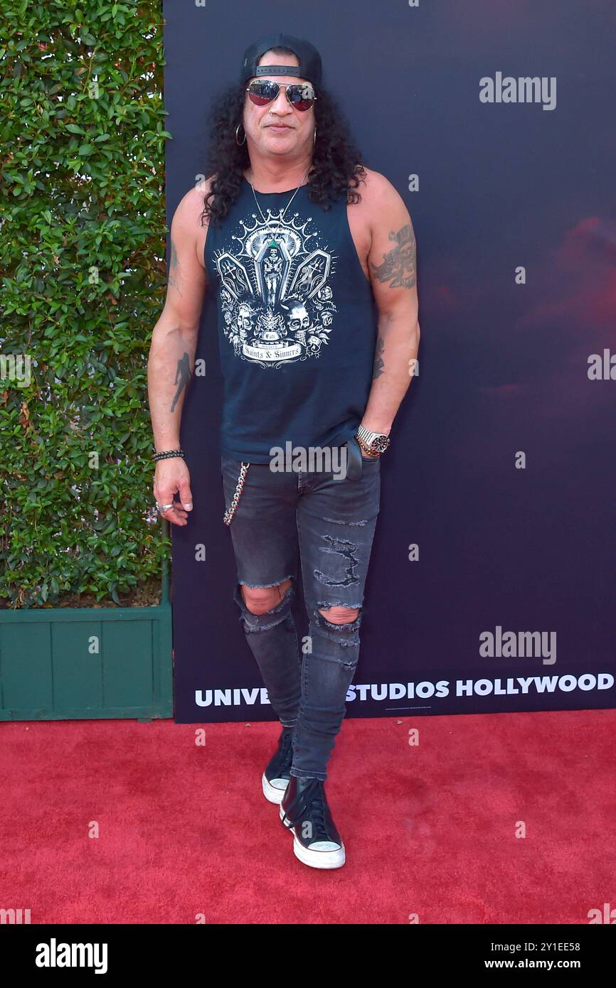 Slash bei der Eröffnung der Halloween Horror Nights in den Universal ...