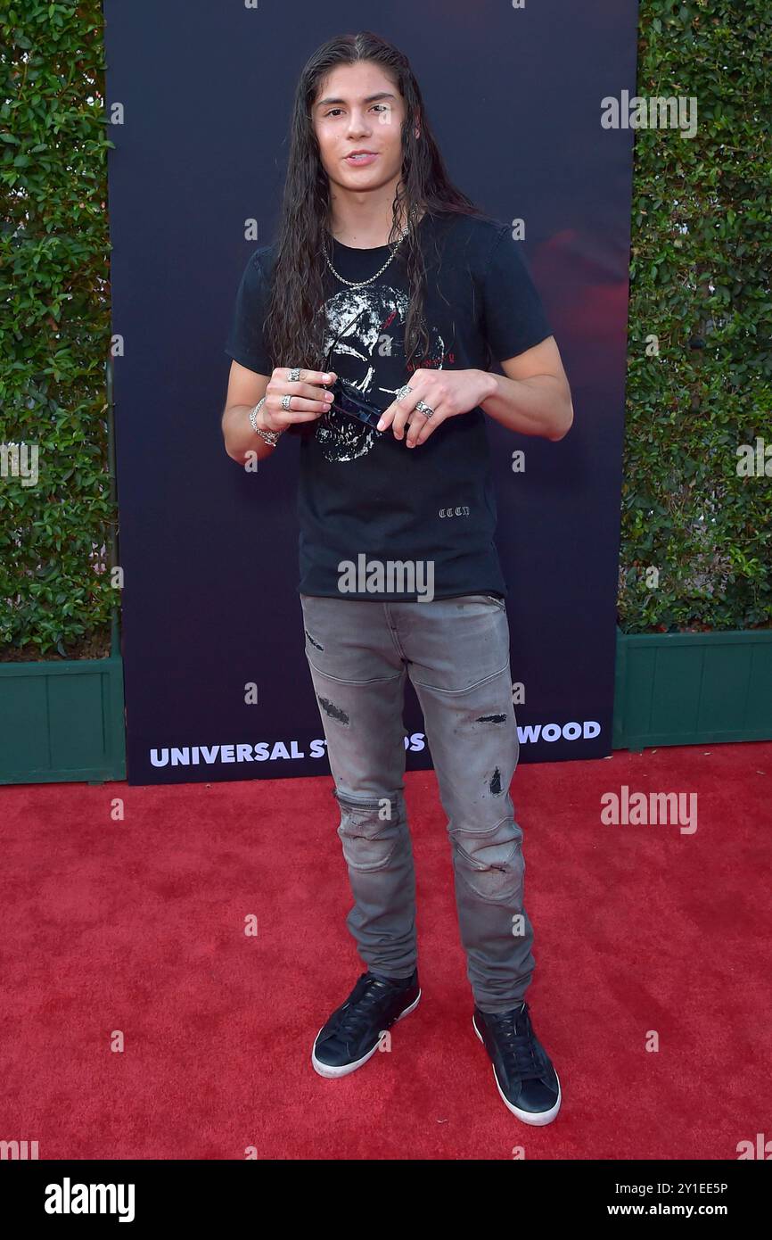 Miguel Mora bei der Eröffnung der Halloween Horror Nights in den ...