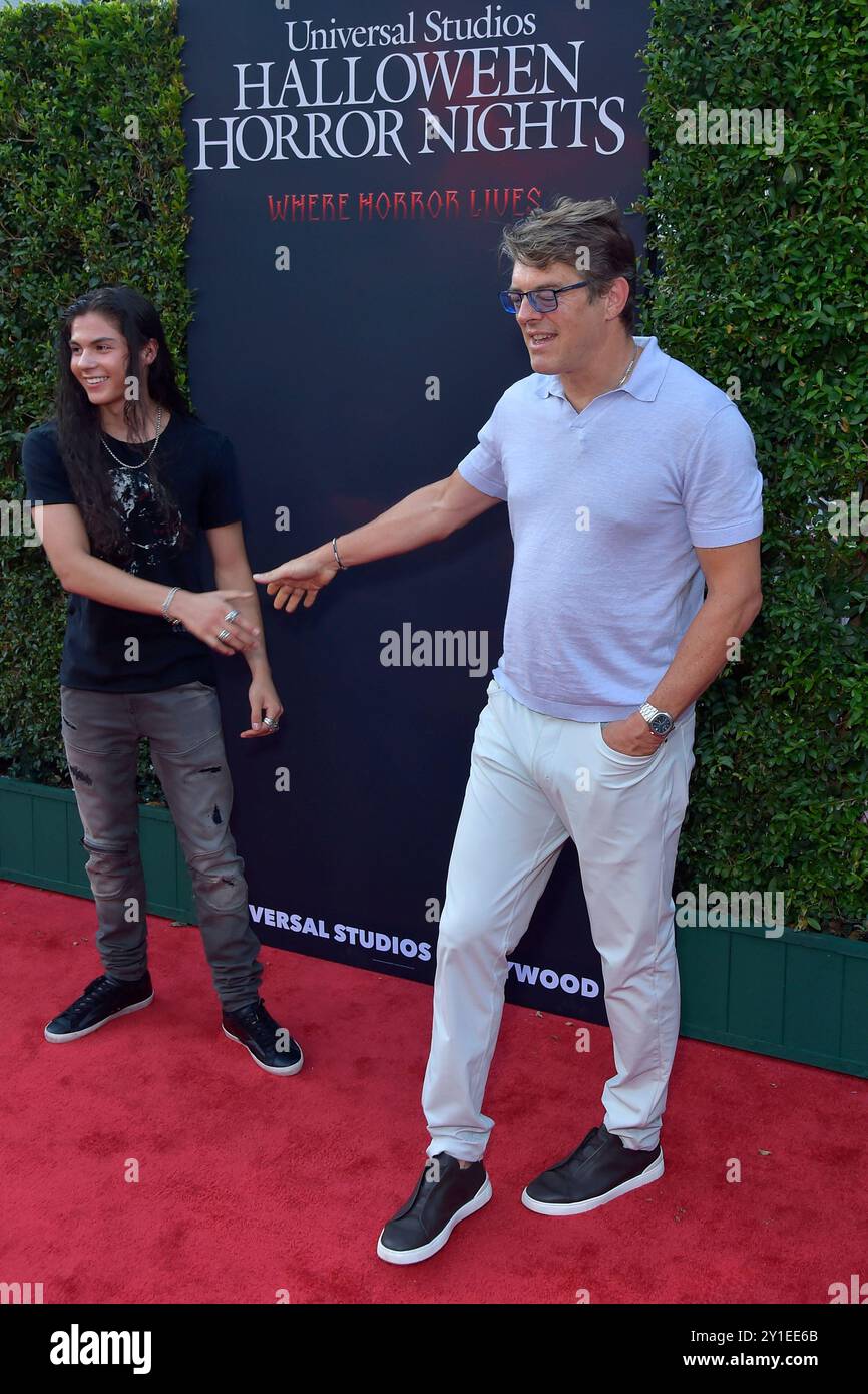 Miguel Mora und Jason Blum bei der Eröffnung der Halloween Horror ...