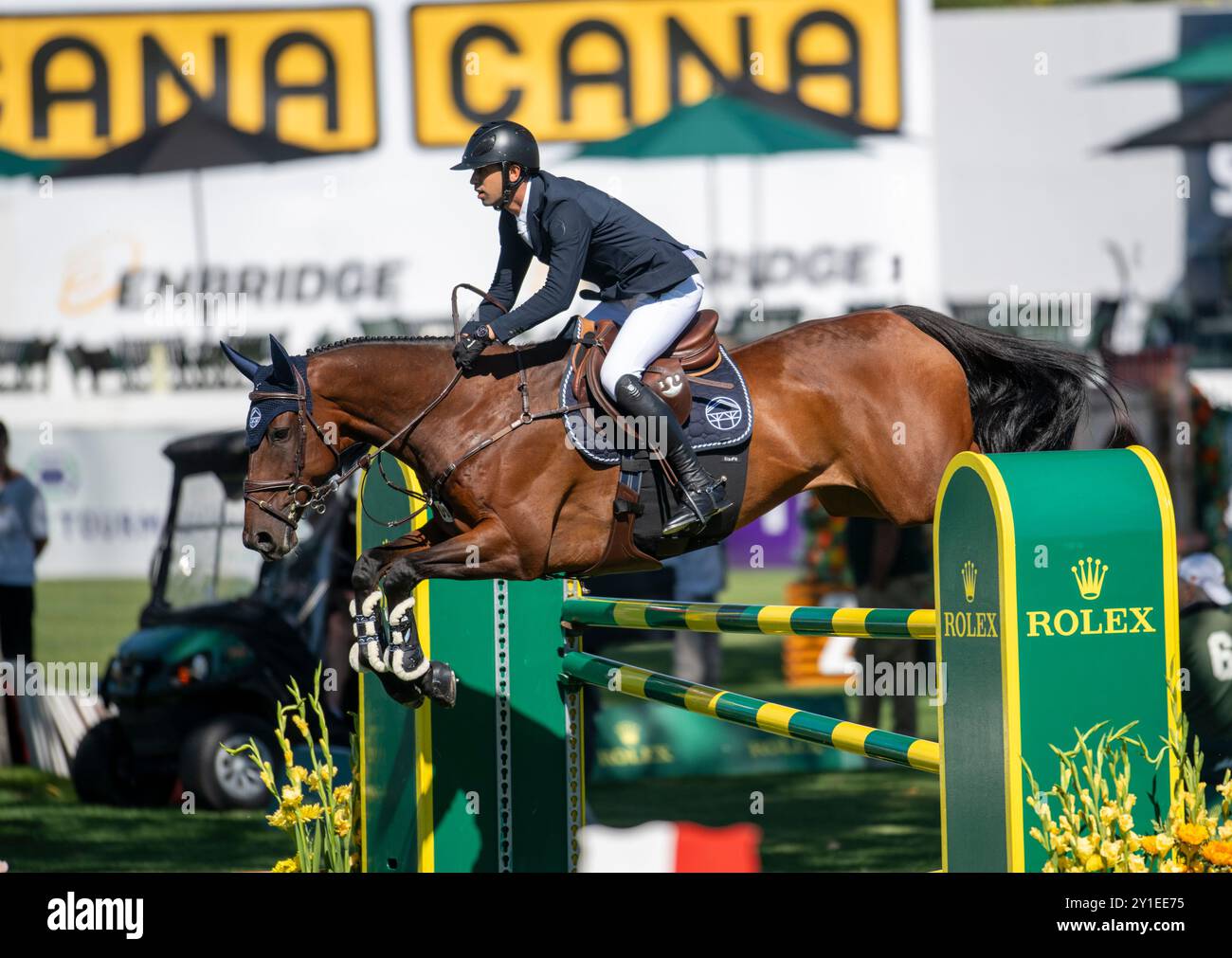 Calgary, Alberta, Canada, 5 September 2024. Nayel Nassar (EGP) riding ...