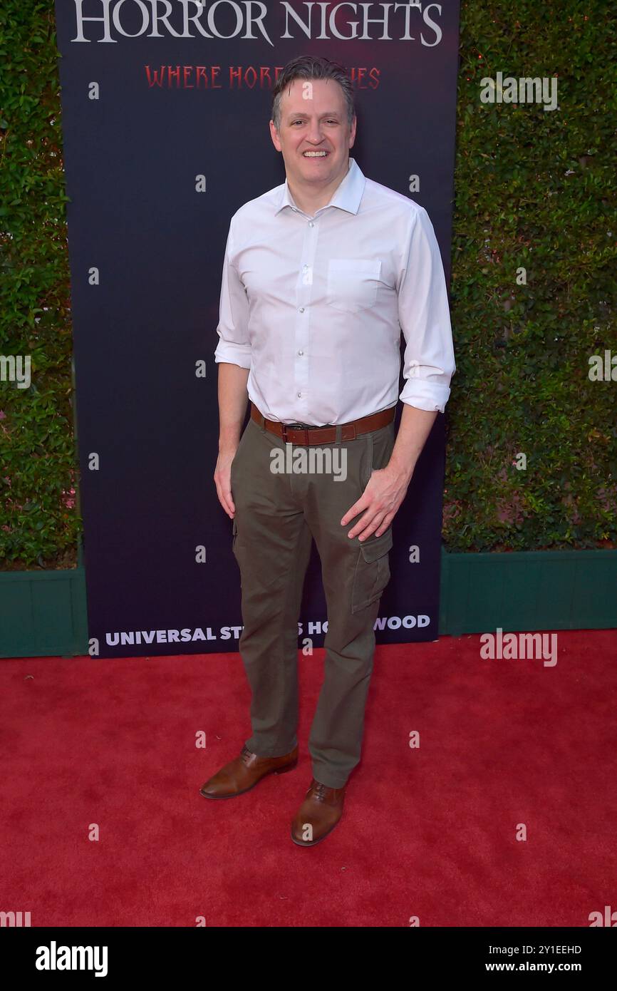 Tom Malloy bei der Eröffnung der Halloween Horror Nights in den ...