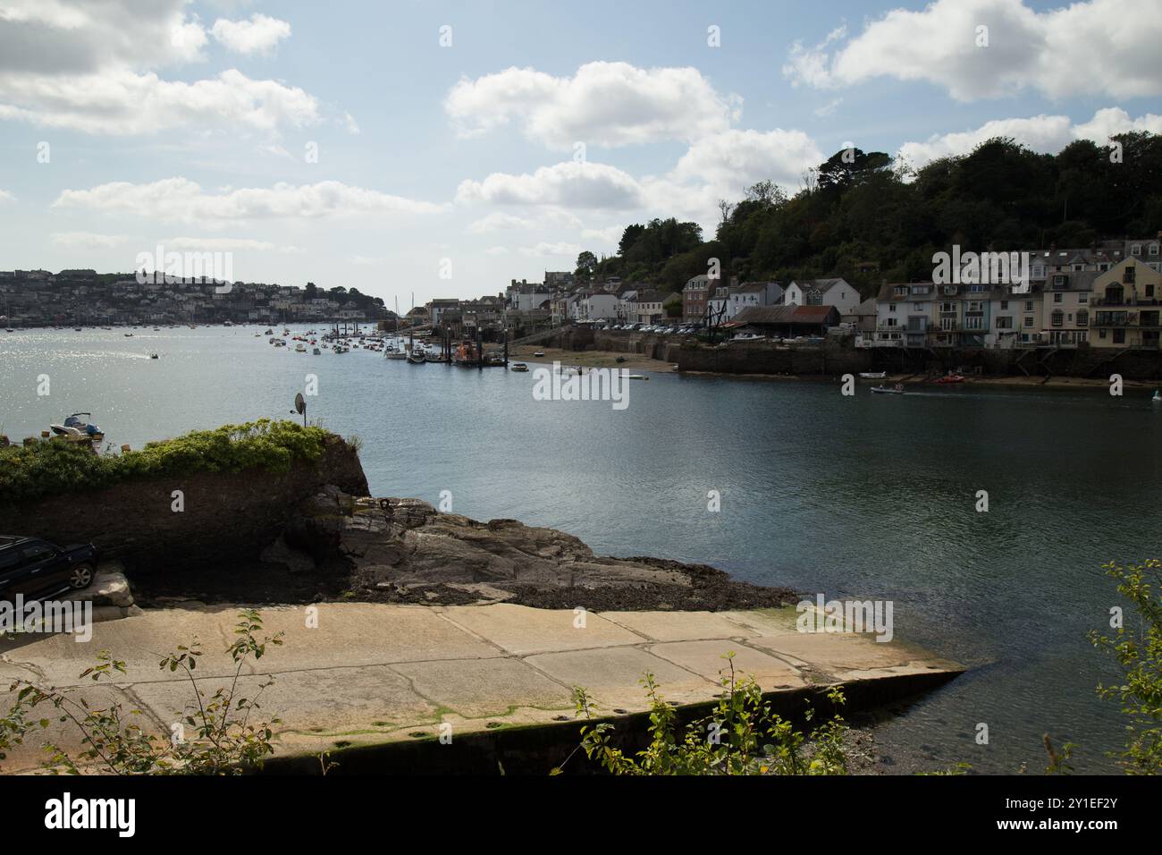 Fowey Harbour Ferry Stock Photo - Alamy