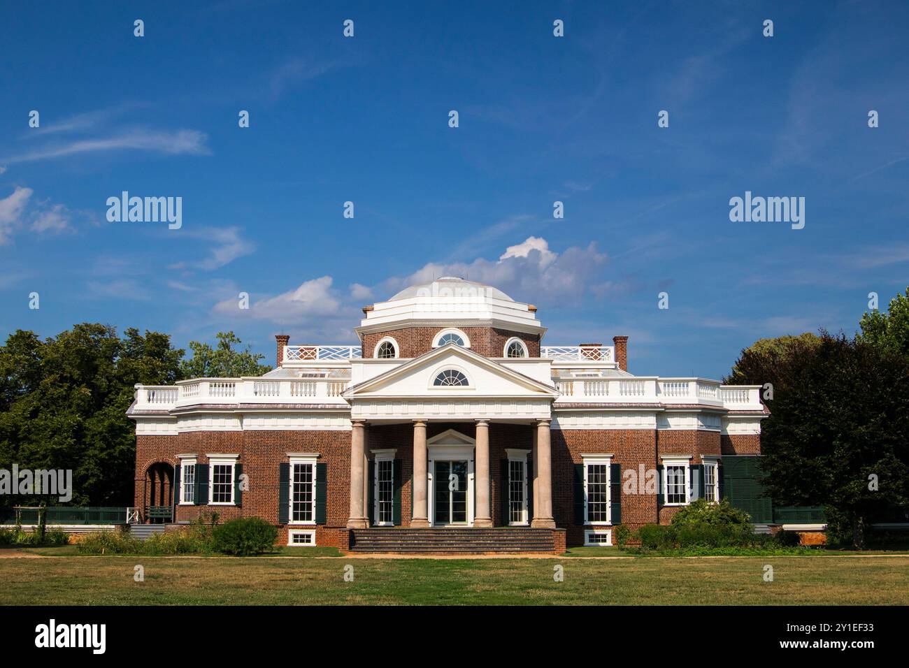 Thomas Jefferson's house, Monticello, Charlottesville, Virginia, USA ...
