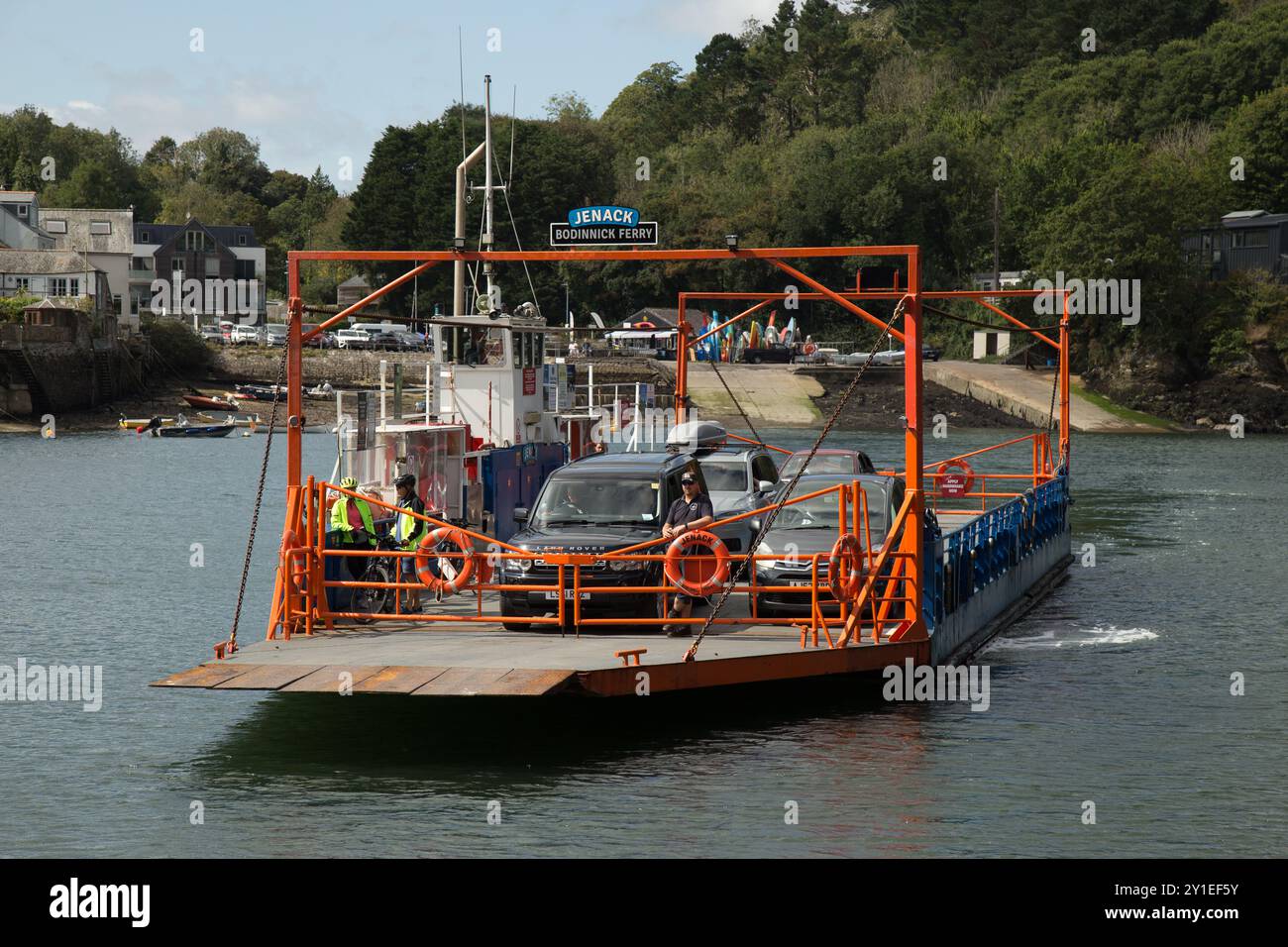 Fowey Harbour Ferry Stock Photo - Alamy
