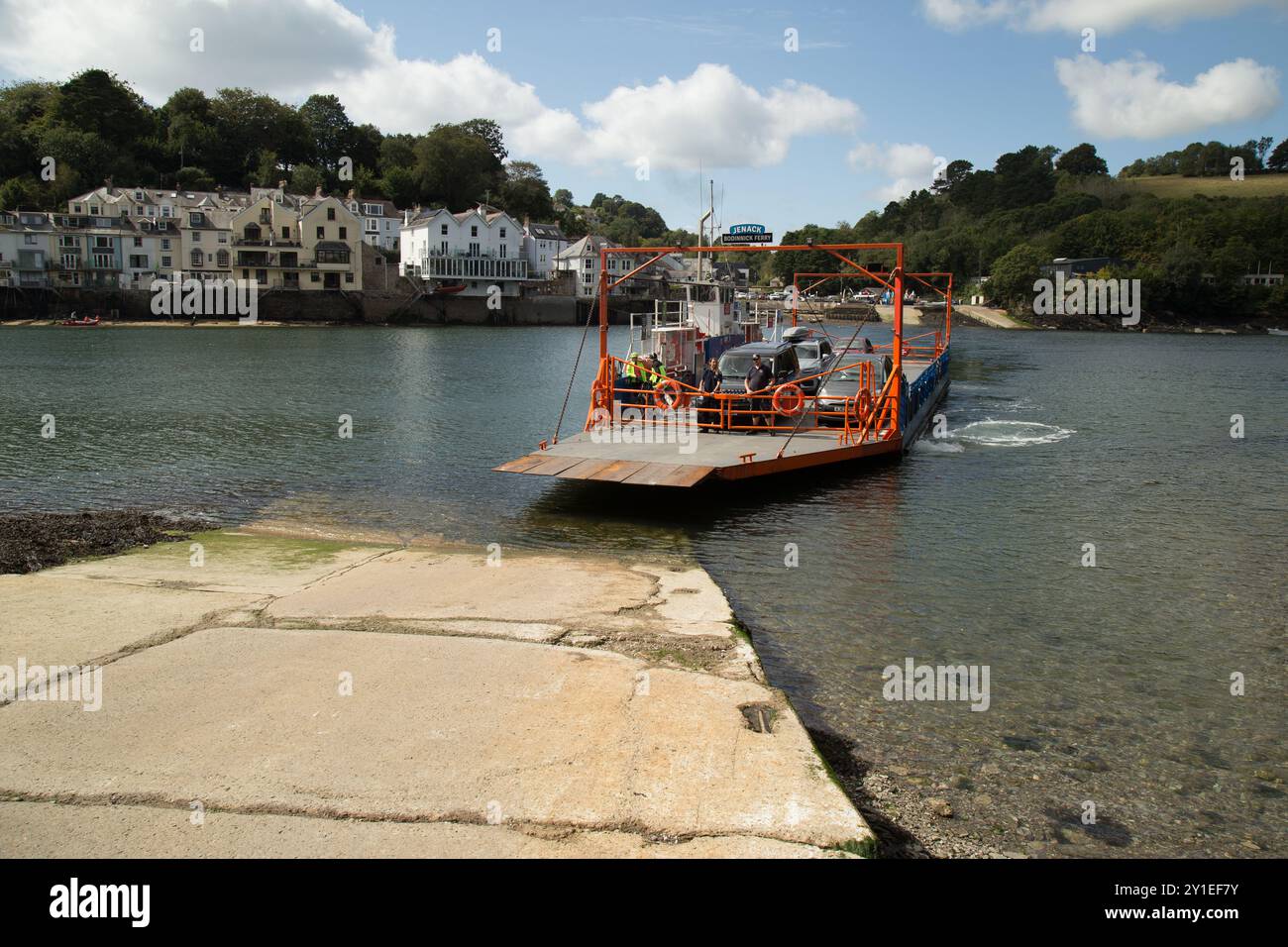 Fowey Harbour Ferry Stock Photo - Alamy