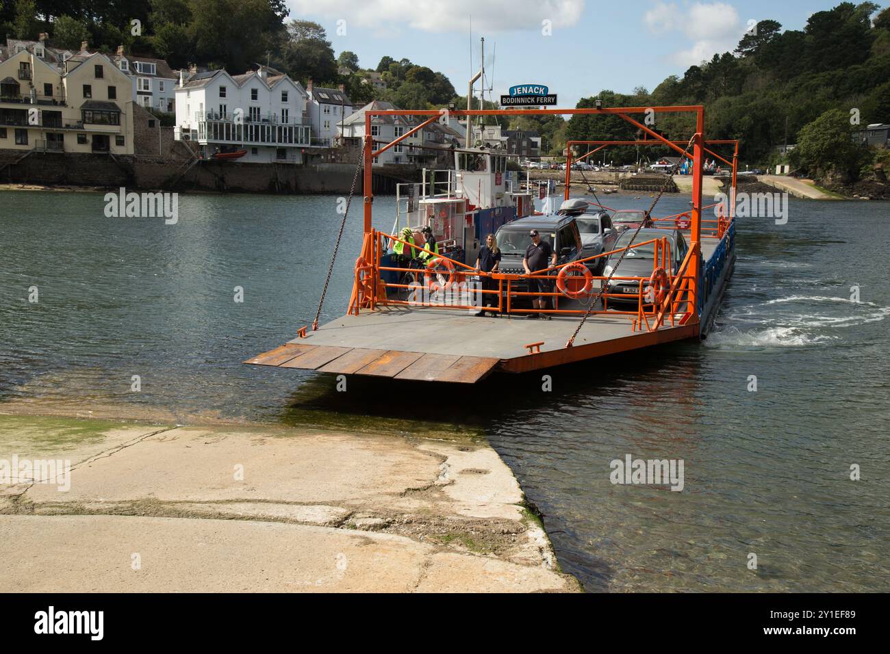 Fowey Harbour Ferry Stock Photo - Alamy