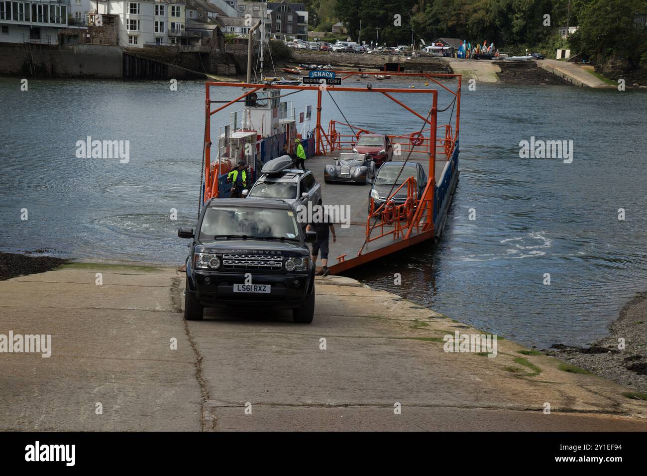 Fowey Harbour Ferry Stock Photo - Alamy