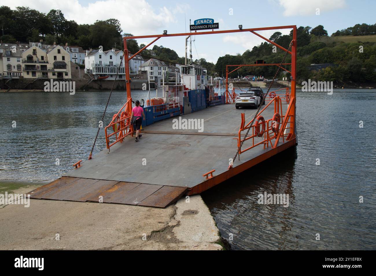 Fowey Harbour Ferry Stock Photo - Alamy