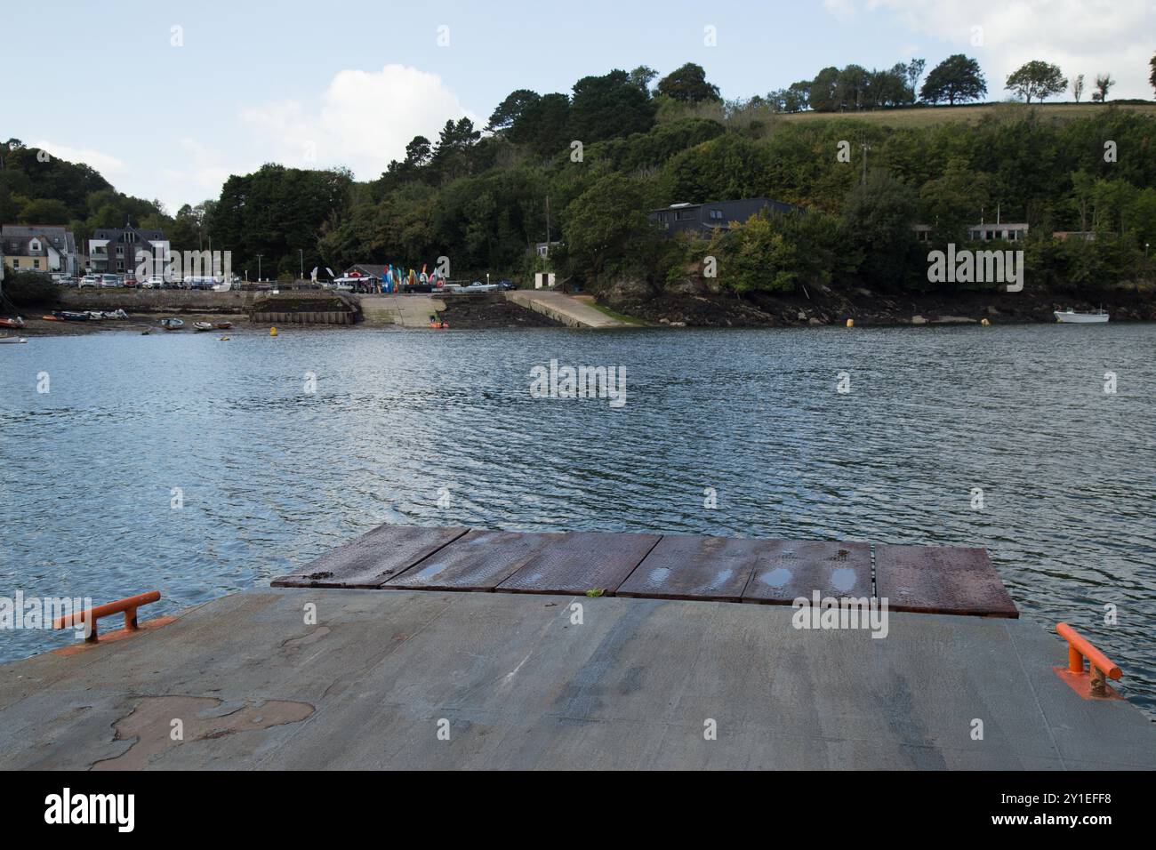 Fowey Harbour Ferry Stock Photo - Alamy