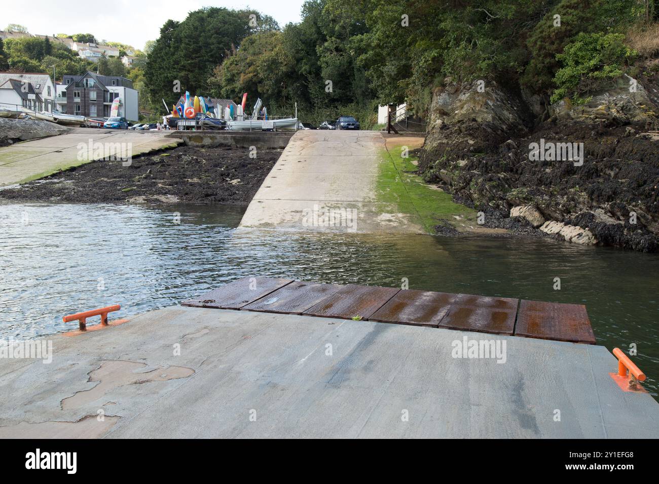 Fowey Harbour Ferry Stock Photo - Alamy